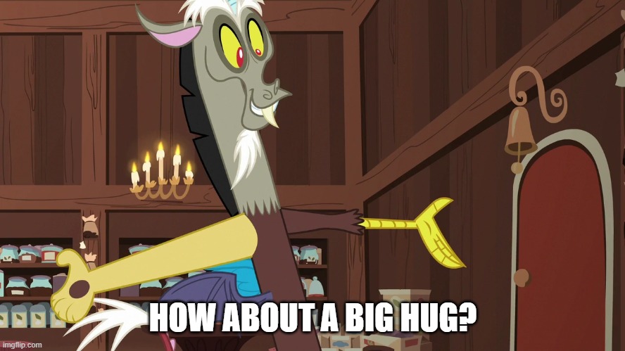 #3037336 - safe, edit, edited screencap, screencap, discord, draconequus, discordant harmony, g4 ...