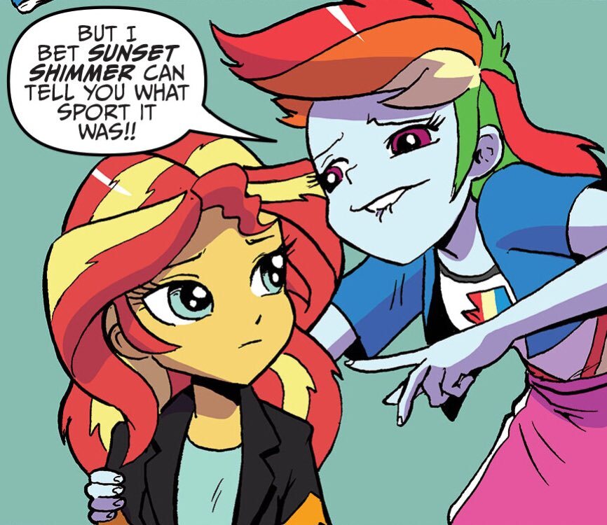 #3037451 - safe, artist:pencils, idw, official comic, rainbow dash ...