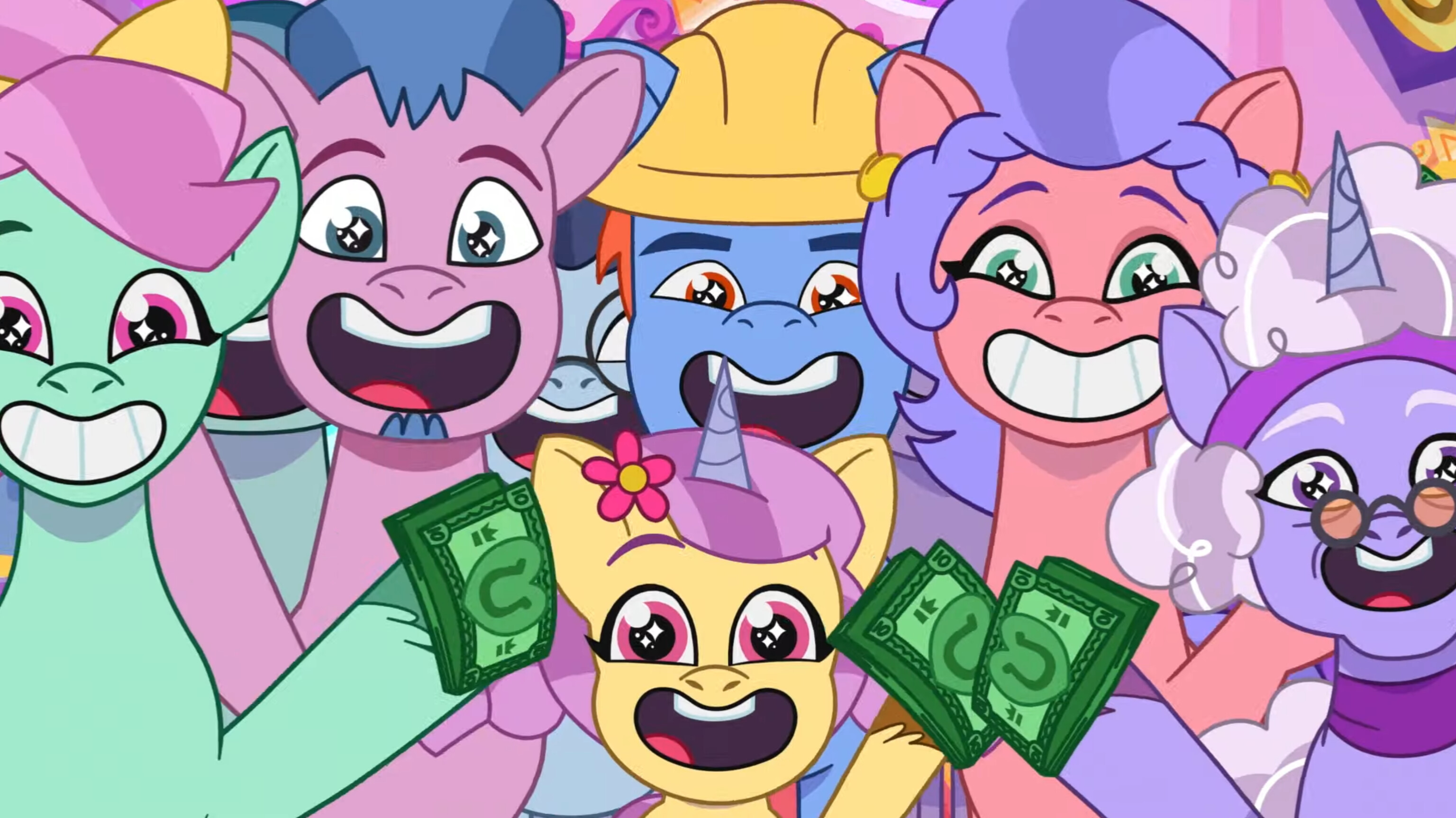 #3021420 - safe, screencap, cherry flyaway, minty skylark, philly ...