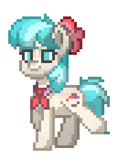 #3023127 - safe, coco pommel, earth pony, pony, pony town, g4, animated ...