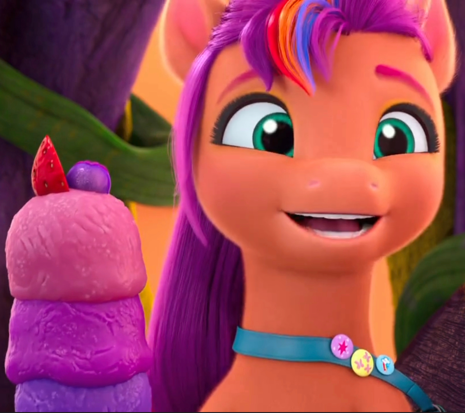 #3215924 - safe, screencap, sunny starscout, earth pony, pony, g5, mane smelody, my little pony ...