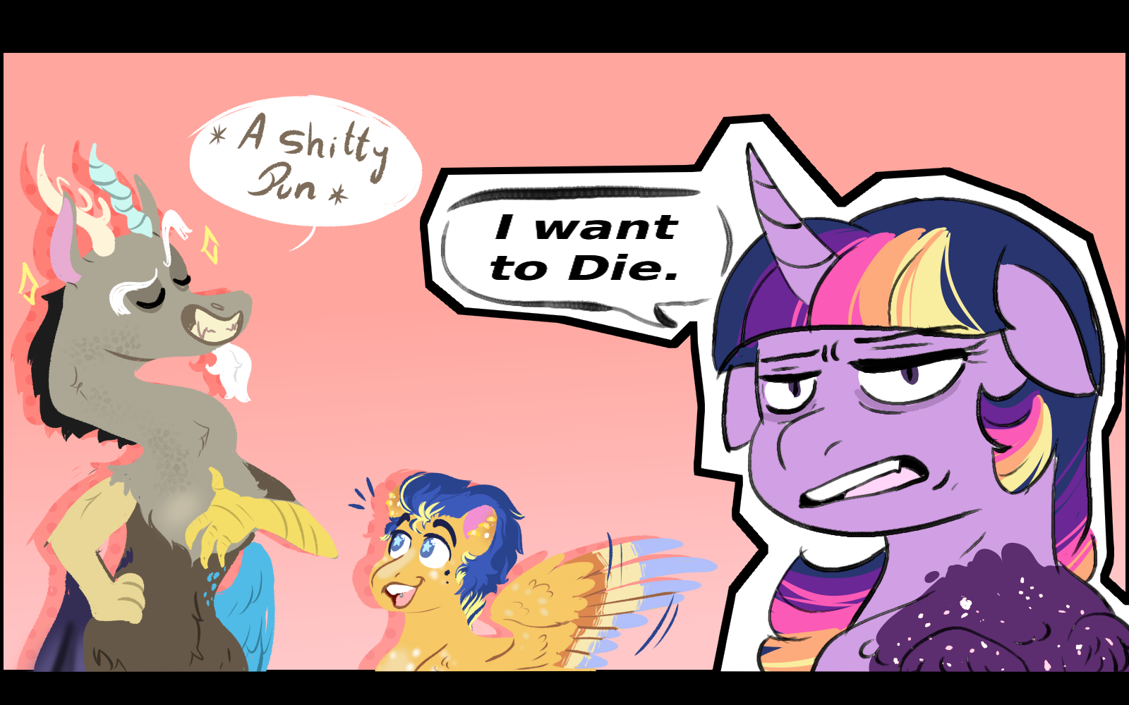 #3215979 - safe, artist:miyalaflordorada, discord, flash sentry ...