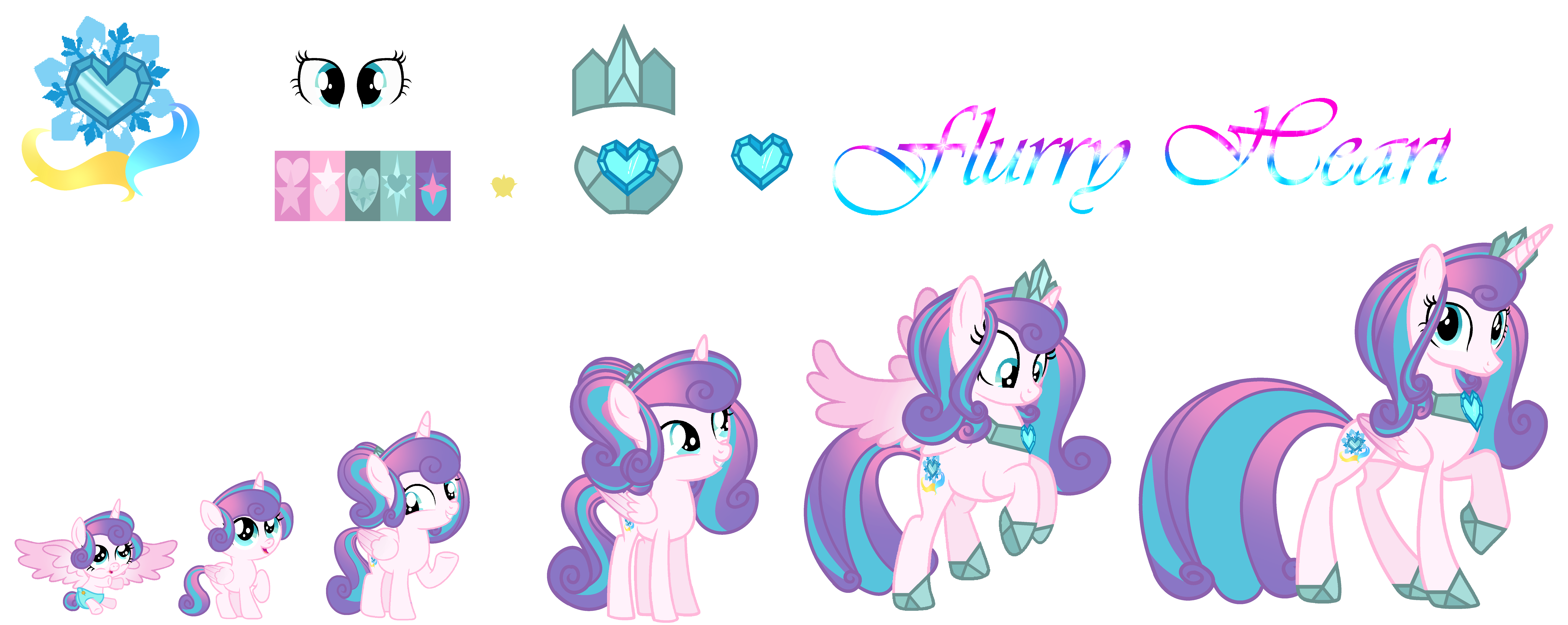 #3216082 - safe, artist:galaxystar2012, princess flurry heart, alicorn ...