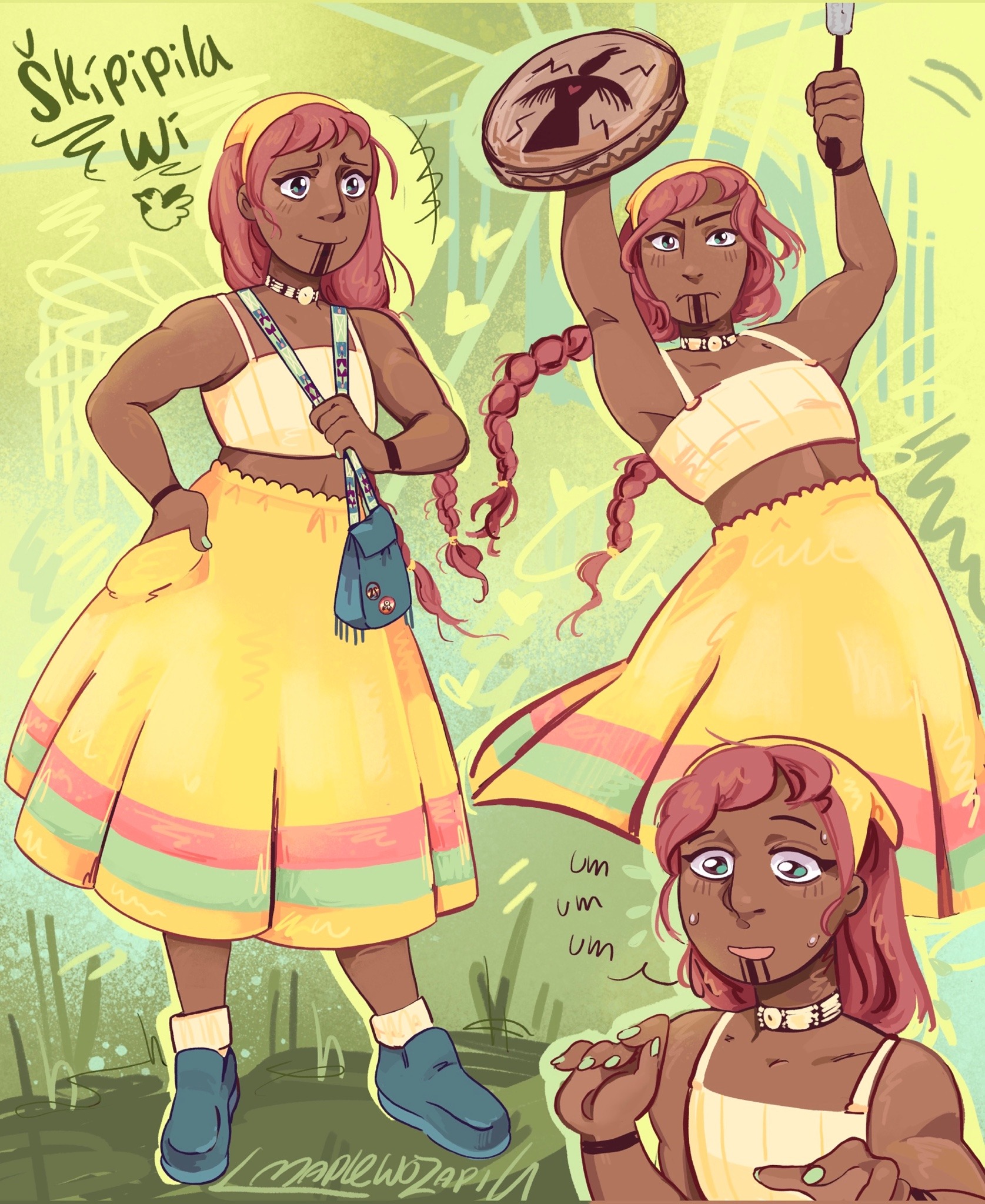 #3217162 - safe, artist:maplewozapi, fluttershy, human, g4, alternate ...