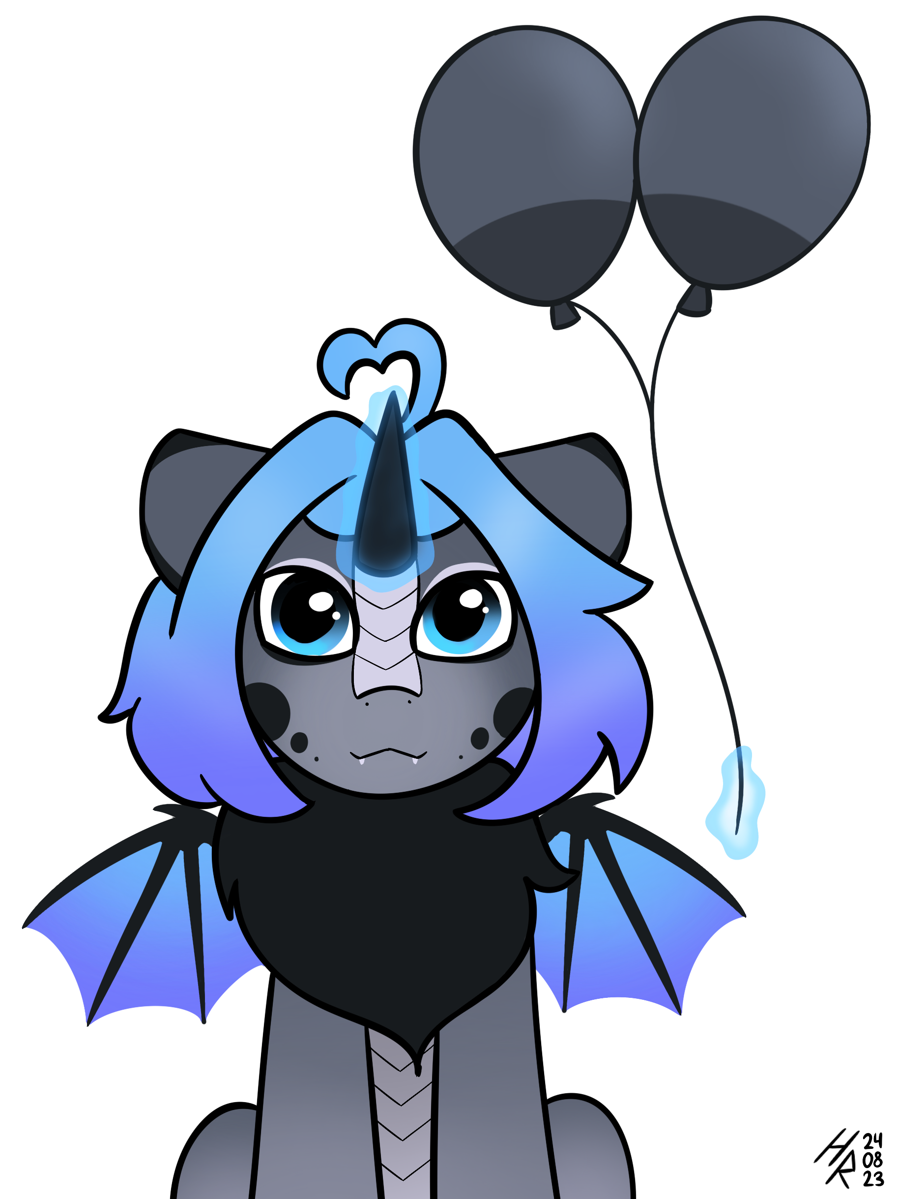 #3217188 - safe, artist:hardrock, oc, oc only, oc:argi, pony, balloon ...