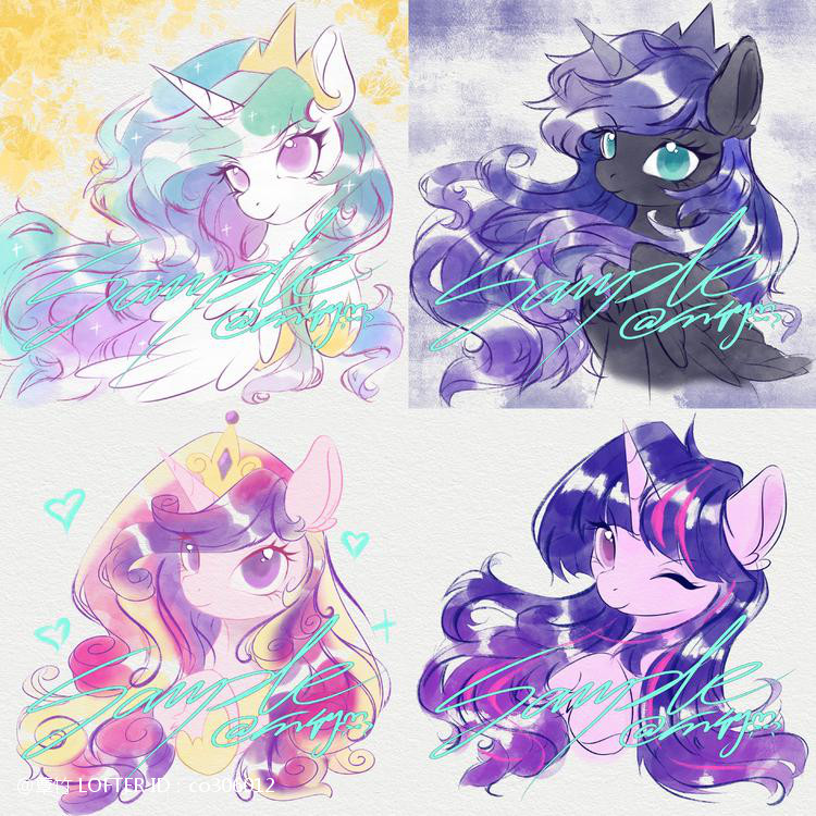 #3217235 - source needed, safe, artist:co306012, princess cadance, princess celestia, princess ...