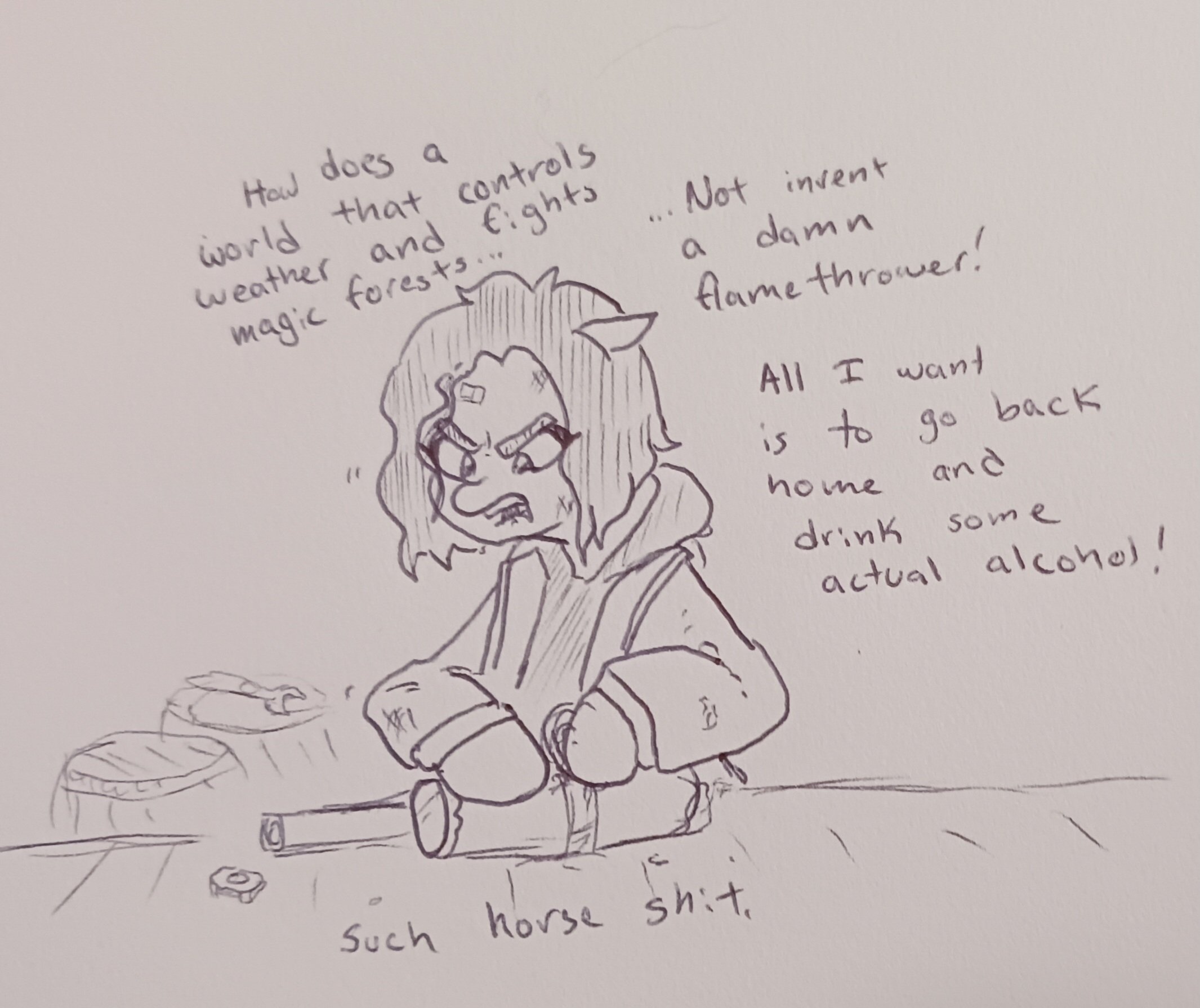 #3217311 - safe, artist:pony quarantine, oc, oc only, oc:anon-mare ...