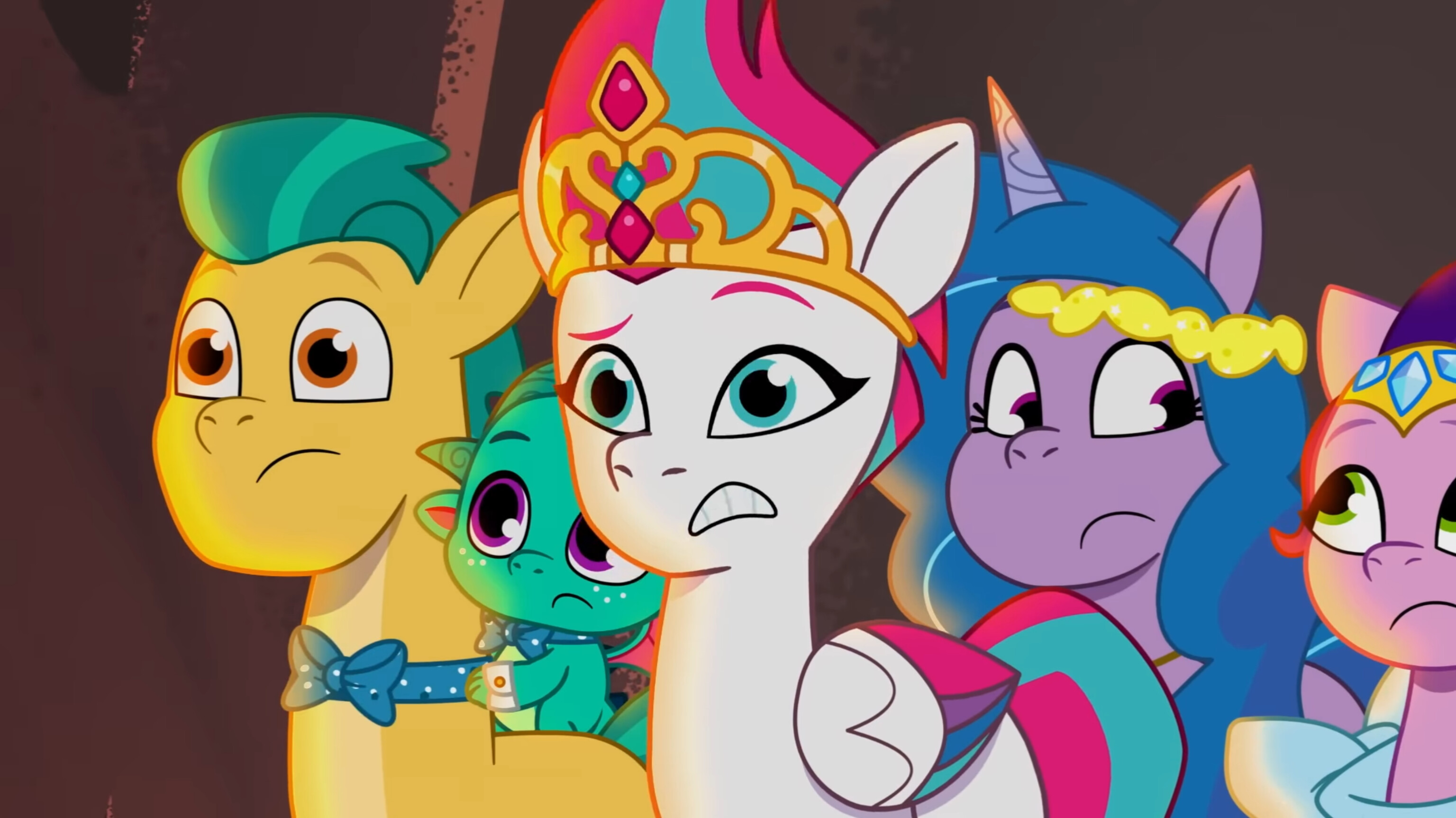 #3218139 - safe, screencap, hitch trailblazer, izzy moonbow, pipp ...