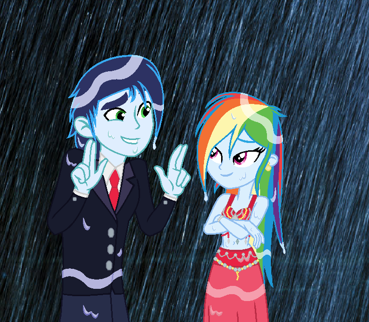 #3222382 - artist needed, safe, rainbow dash, soarin', human, equestria ...