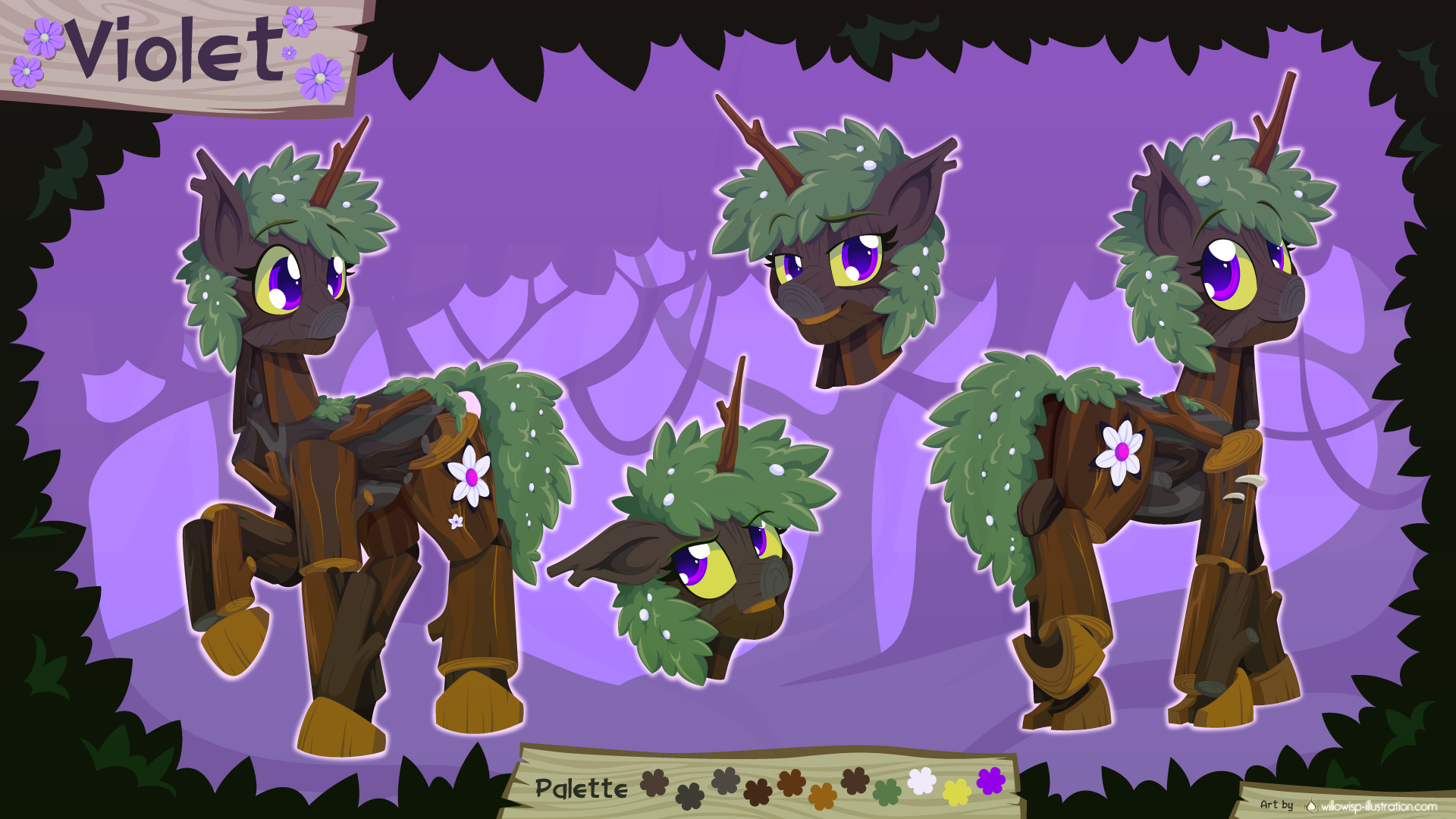 #3224066 - safe, artist:willoillo, oc, oc only, hybrid, original species, pony, timber pony ...