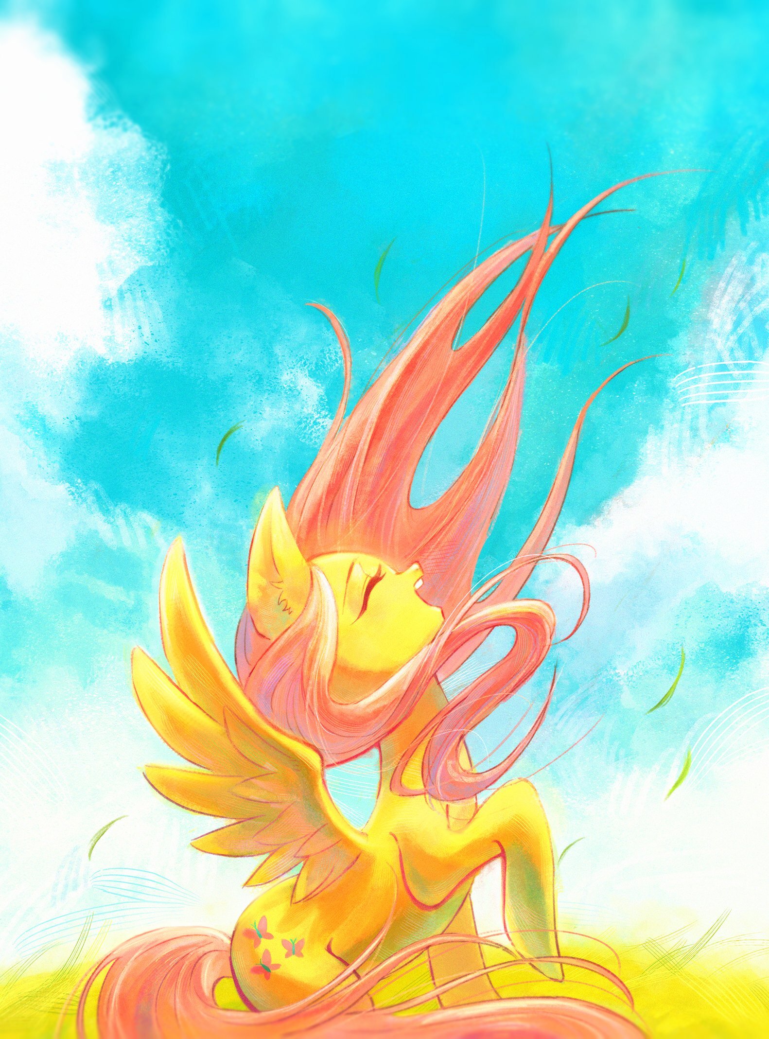 #3228132 - safe, artist:sadistjolt, fluttershy, pegasus, pony, g4 ...