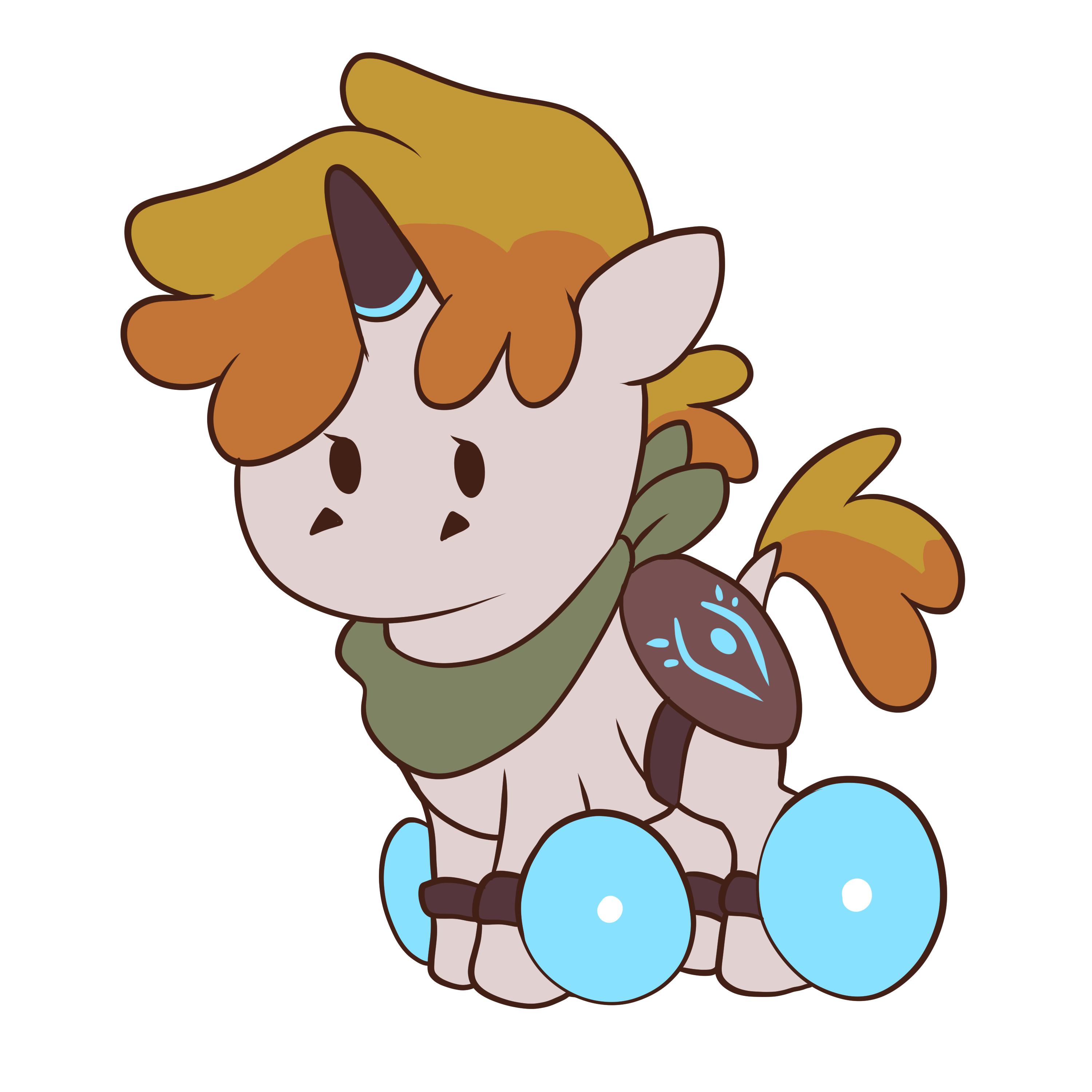 #3229800 - safe, artist:roxymadn3ss, oc, oc only, unicorn, chibi ...