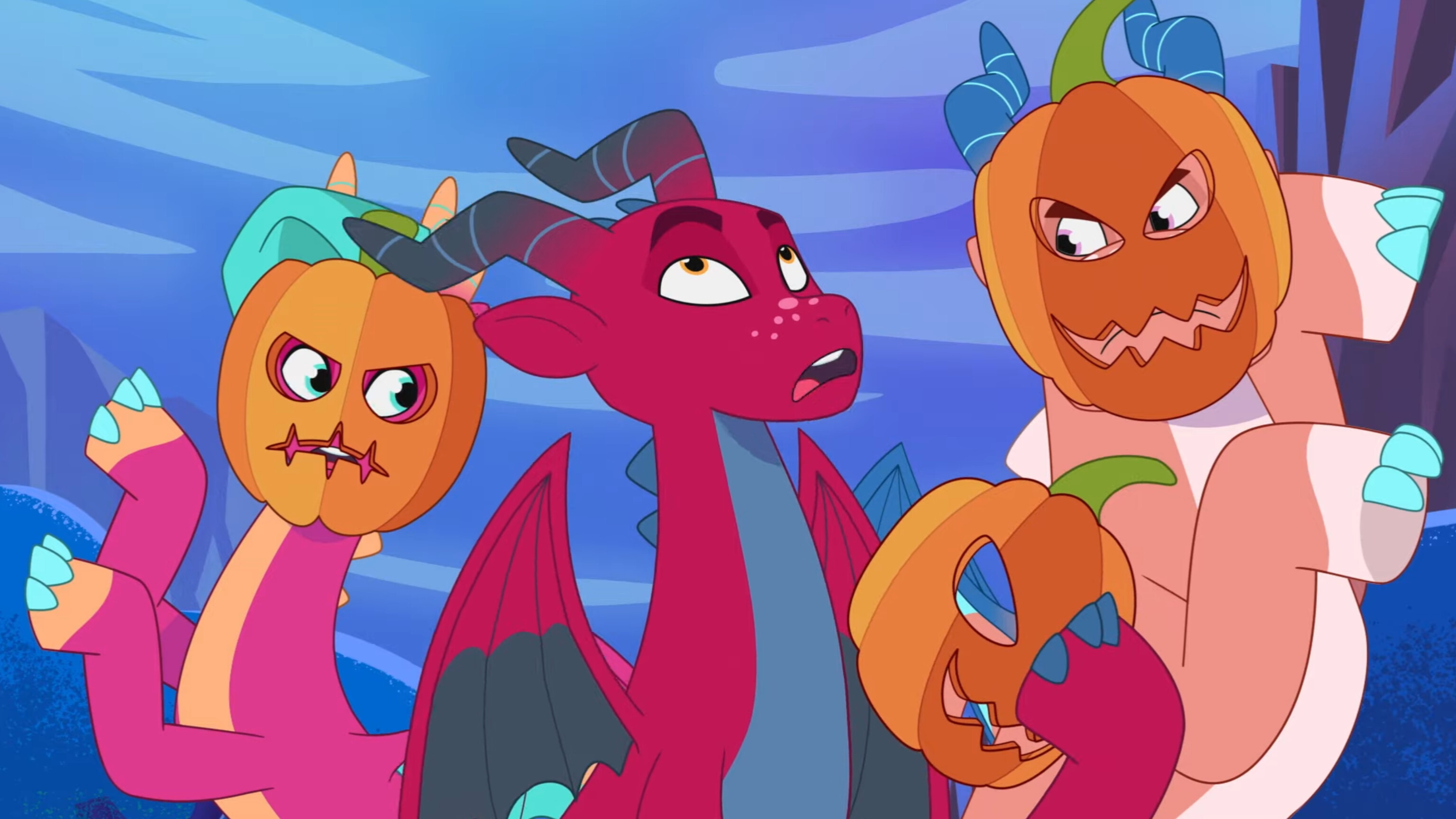 #3213651 - safe, screencap, blaize, lava (g5), tumble (g5), dragon, g5 ...