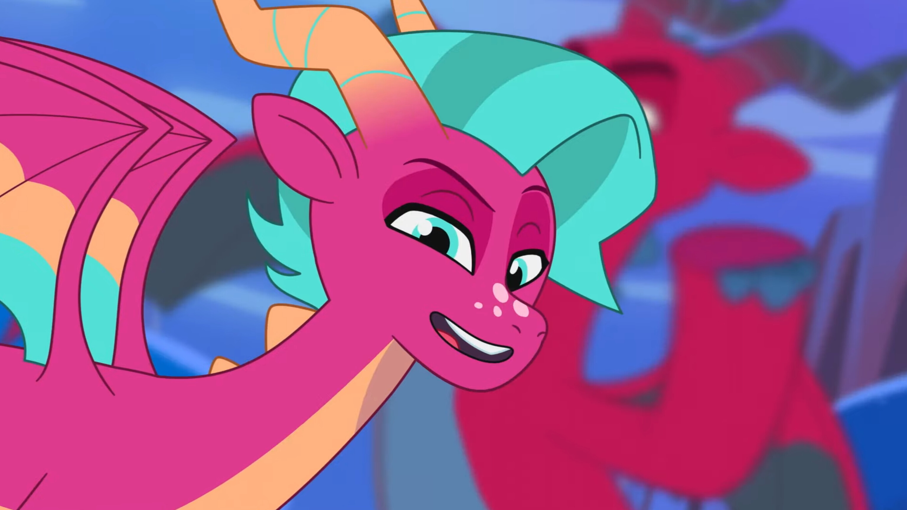 #3213673 - safe, screencap, blaize skysong, lava (g5), dragon, g5, lavarynth, my little pony ...