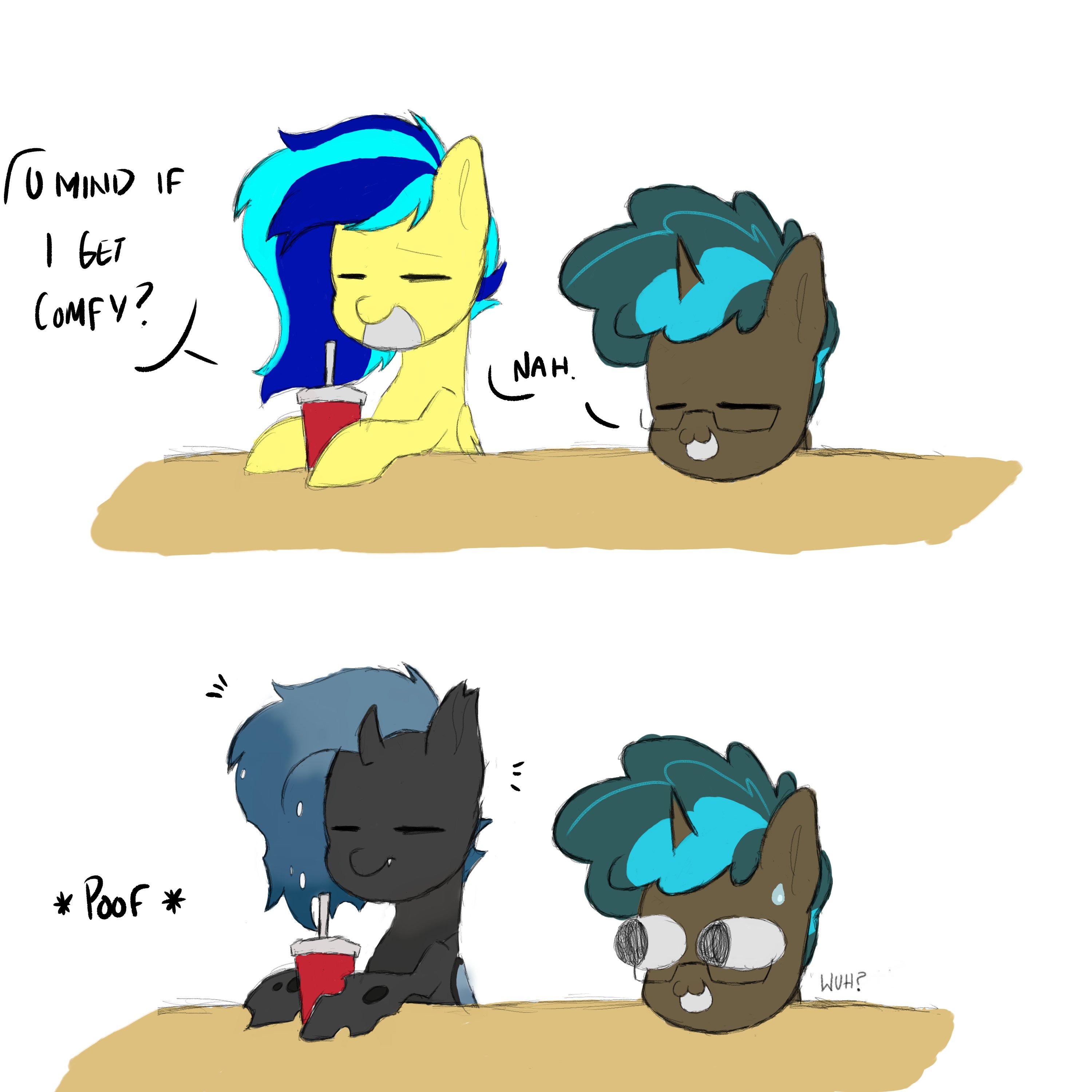 #3214239 - safe, artist:cantoacrylic, oc, oc:koa, changeling, pegasus ...