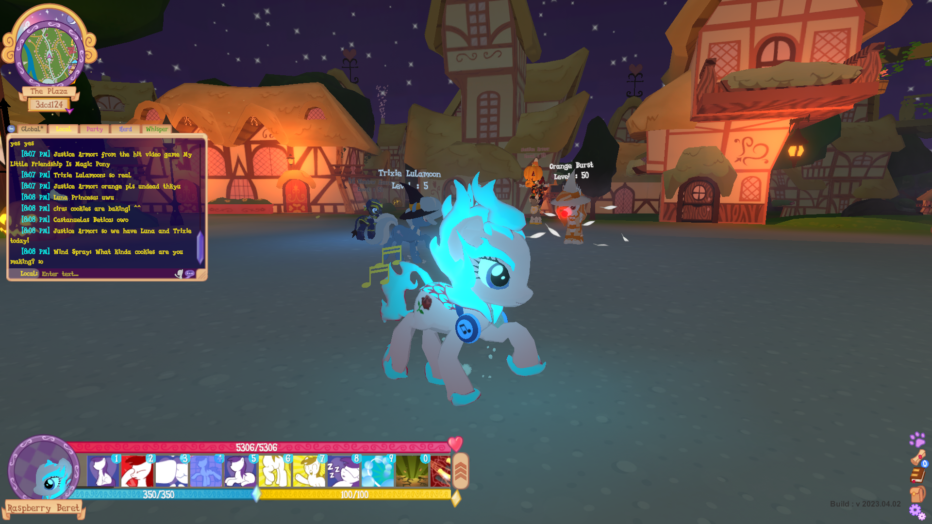 #3231126 - safe, raspberry beret, trixie, oc, oc:orange burst, earth ...