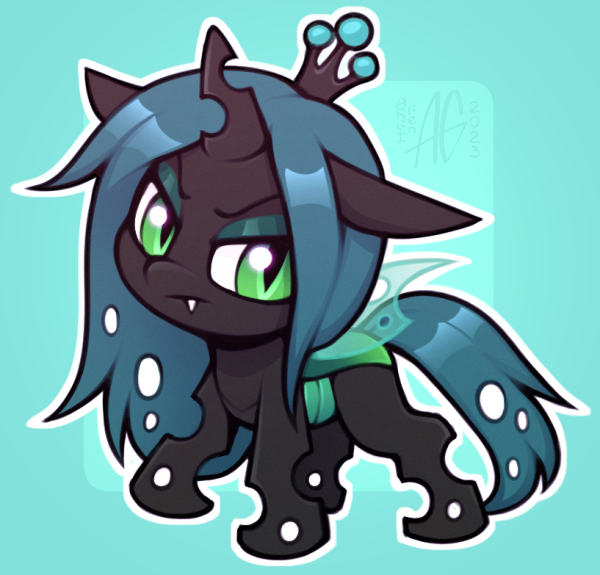 #3241137 - safe, alternate version, artist:argigen, queen chrysalis ...