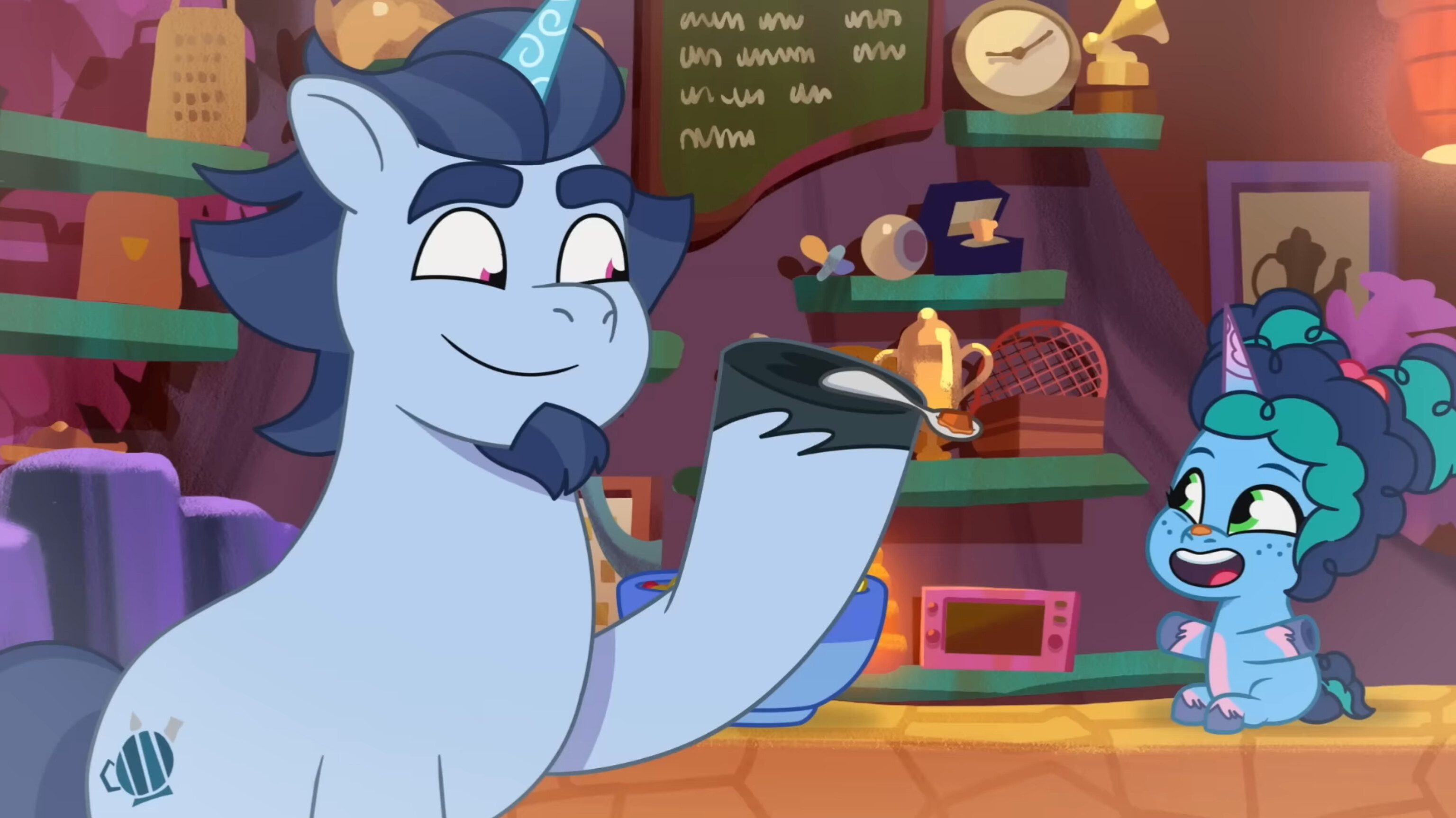 #3241520 - safe, screencap, alphabittle blossomforth, misty brightdawn, pony, unicorn, friday ...