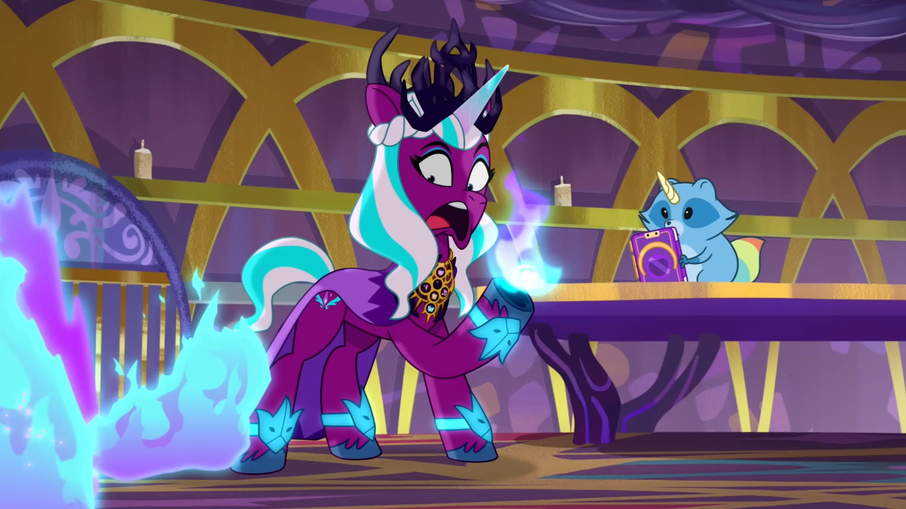 #3242752 - safe, screencap, opaline arcana, alicorn, fire alicorn, pony ...