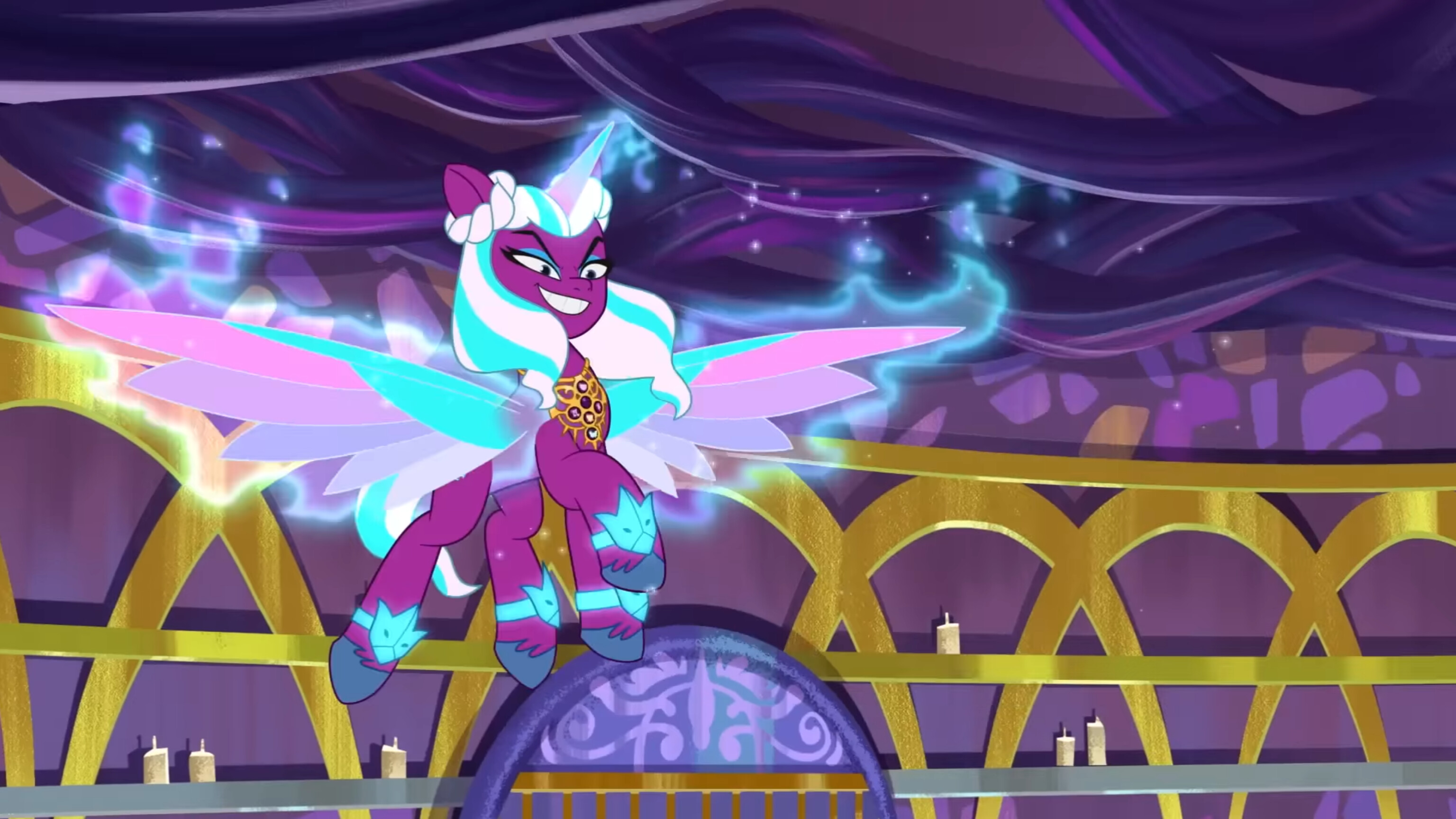 #3243660 - safe, screencap, opaline arcana, alicorn, pony, g5, my ...