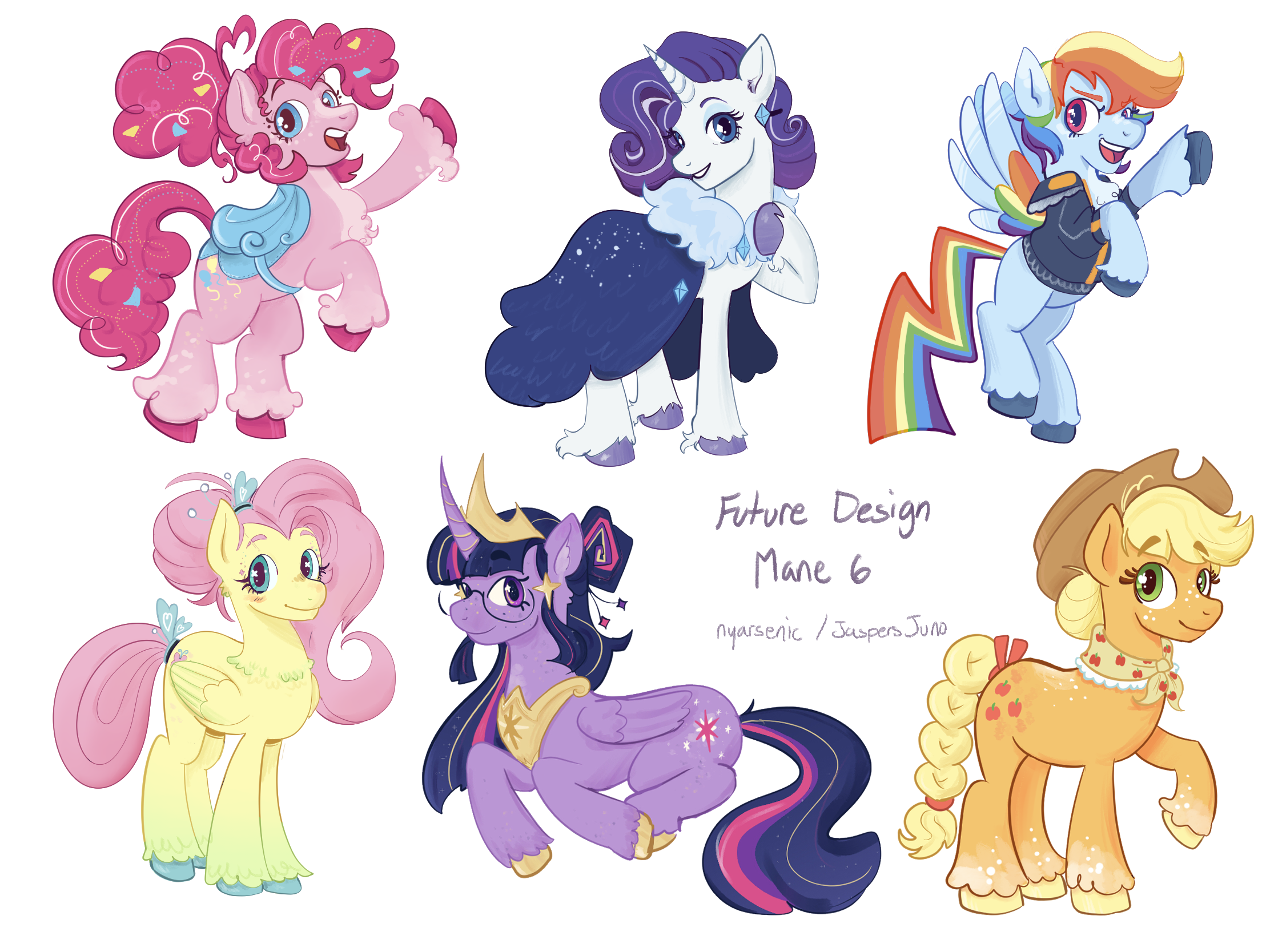 #3246252 - safe, artist:jaspersjuno, applejack, fluttershy, pinkie pie ...