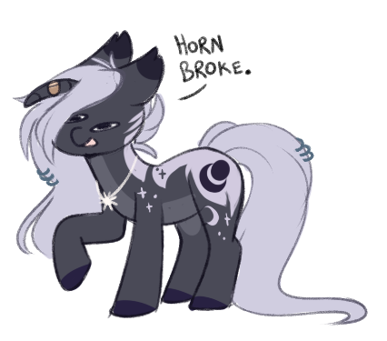 #3246331 - safe, artist:higglytownhero, oc, oc only, oc:penumbra shard, pony, unicorn, amulet ...