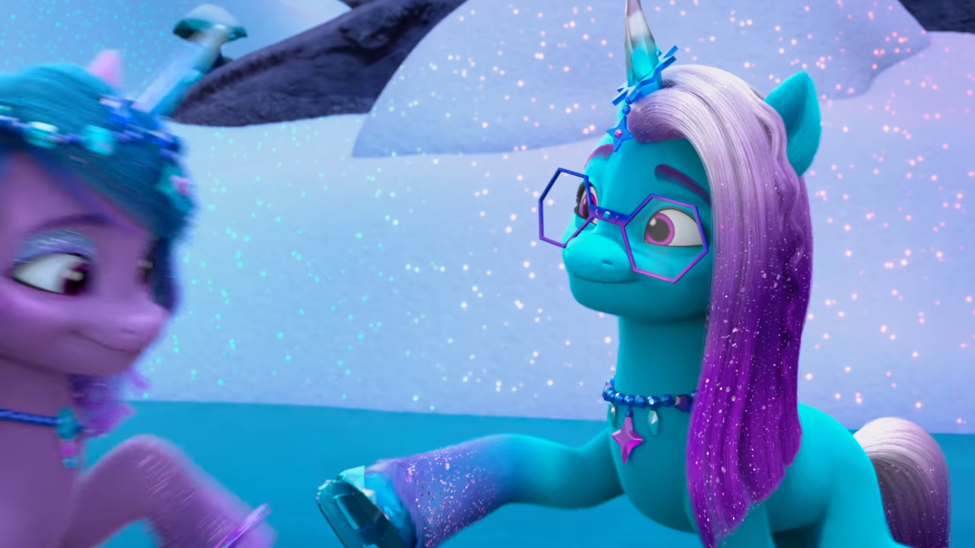 #3247120 - safe, screencap, comet (g5), izzy moonbow, auroricorn, pony ...