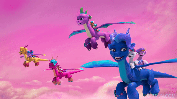 #3247852 - safe, screencap, blaize skysong, fountain (g5), hitch trailblazer, izzy moonbow ...