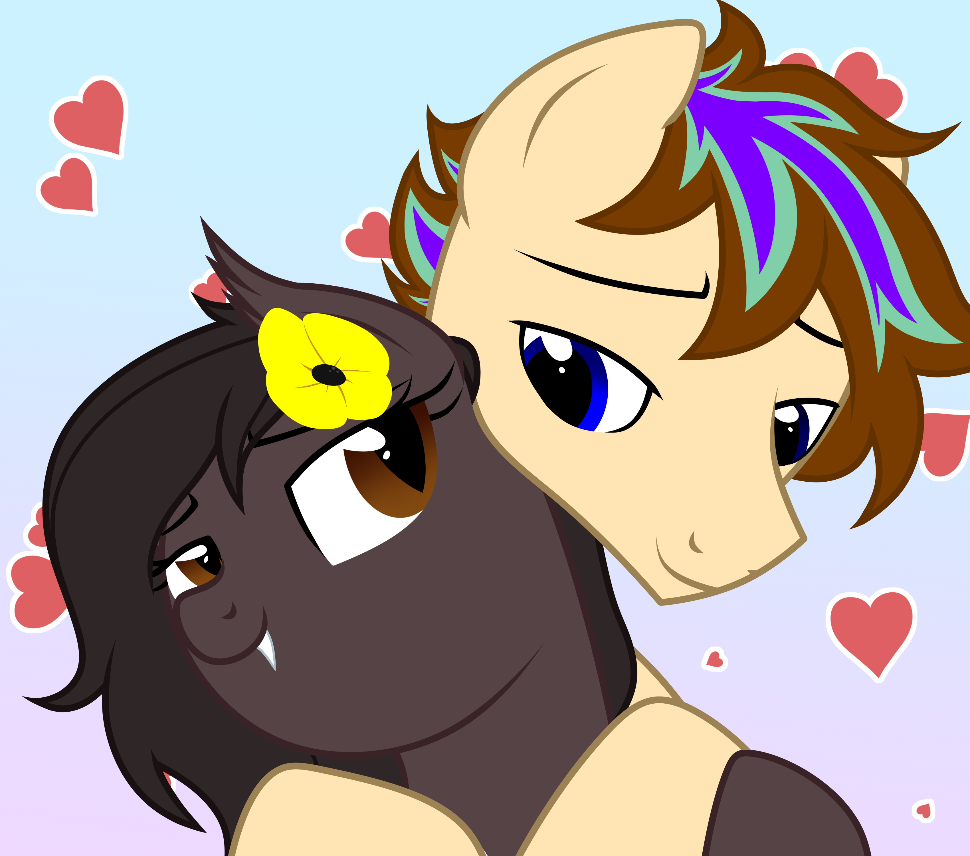 #3247857 - safe, artist:nika-rain, oc, oc only, oc:h1f, oc:krasuf, bat ...