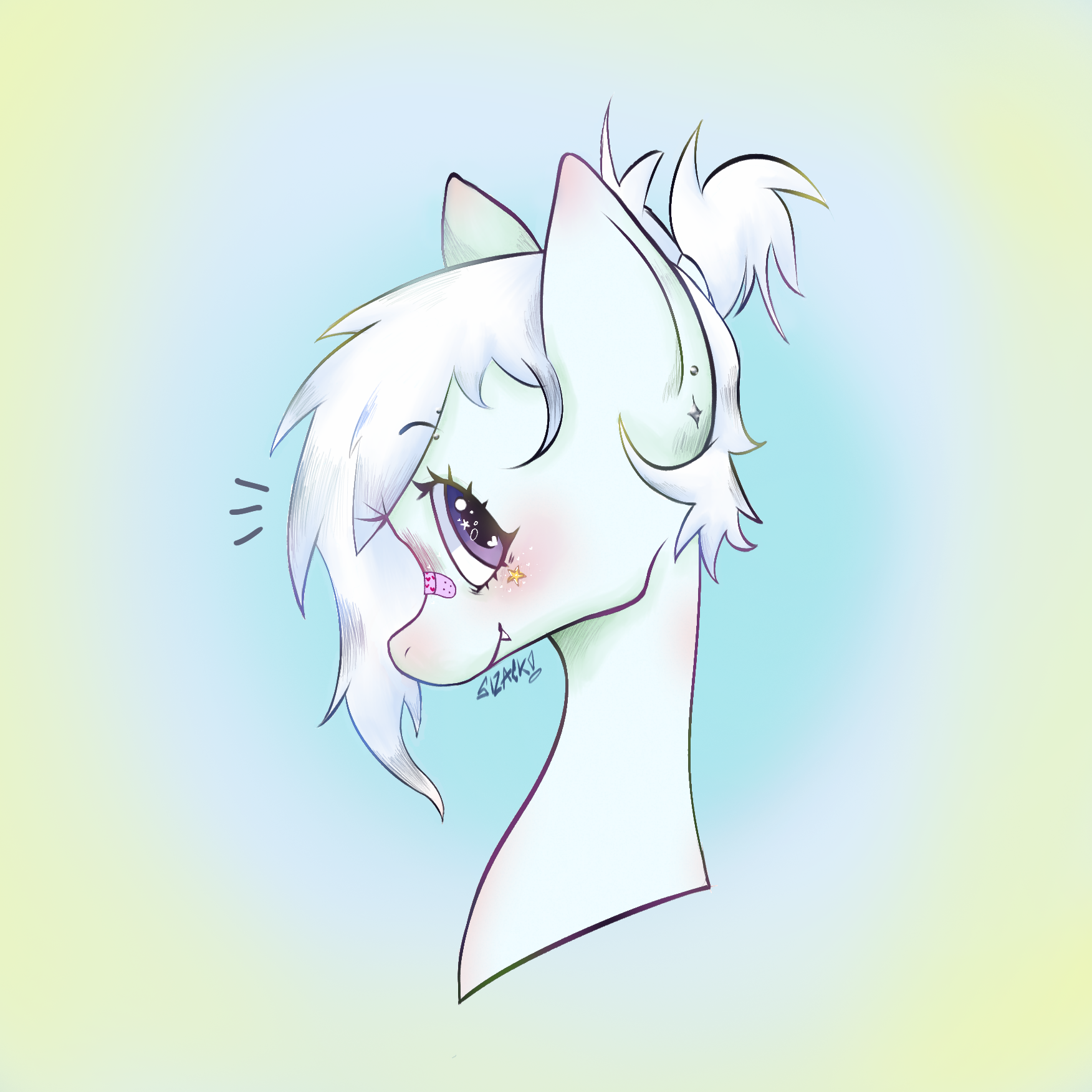 #3248298 - safe, artist:sizack, oc, oc only, earth pony, pony, band-aid ...