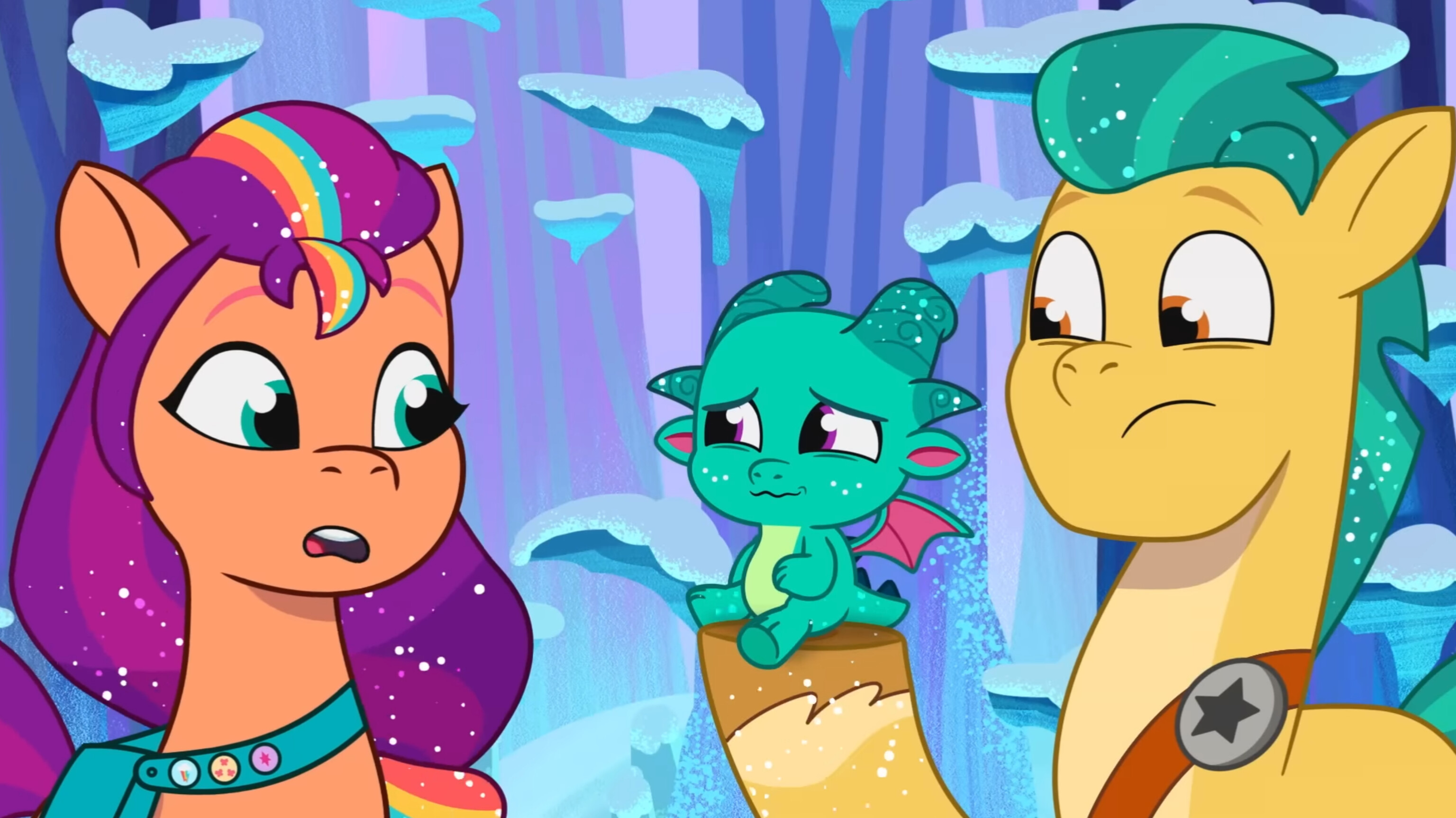 #3248737 - safe, screencap, hitch trailblazer, sparky sparkeroni, sunny ...