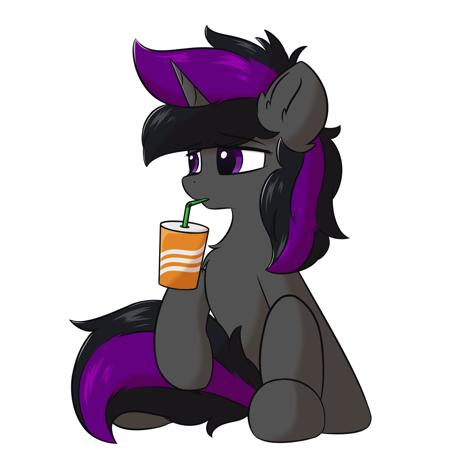 #3248847 - safe, artist:hcl, oc, oc only, oc:star vigil, pony, unicorn, drink, drinking, male ...