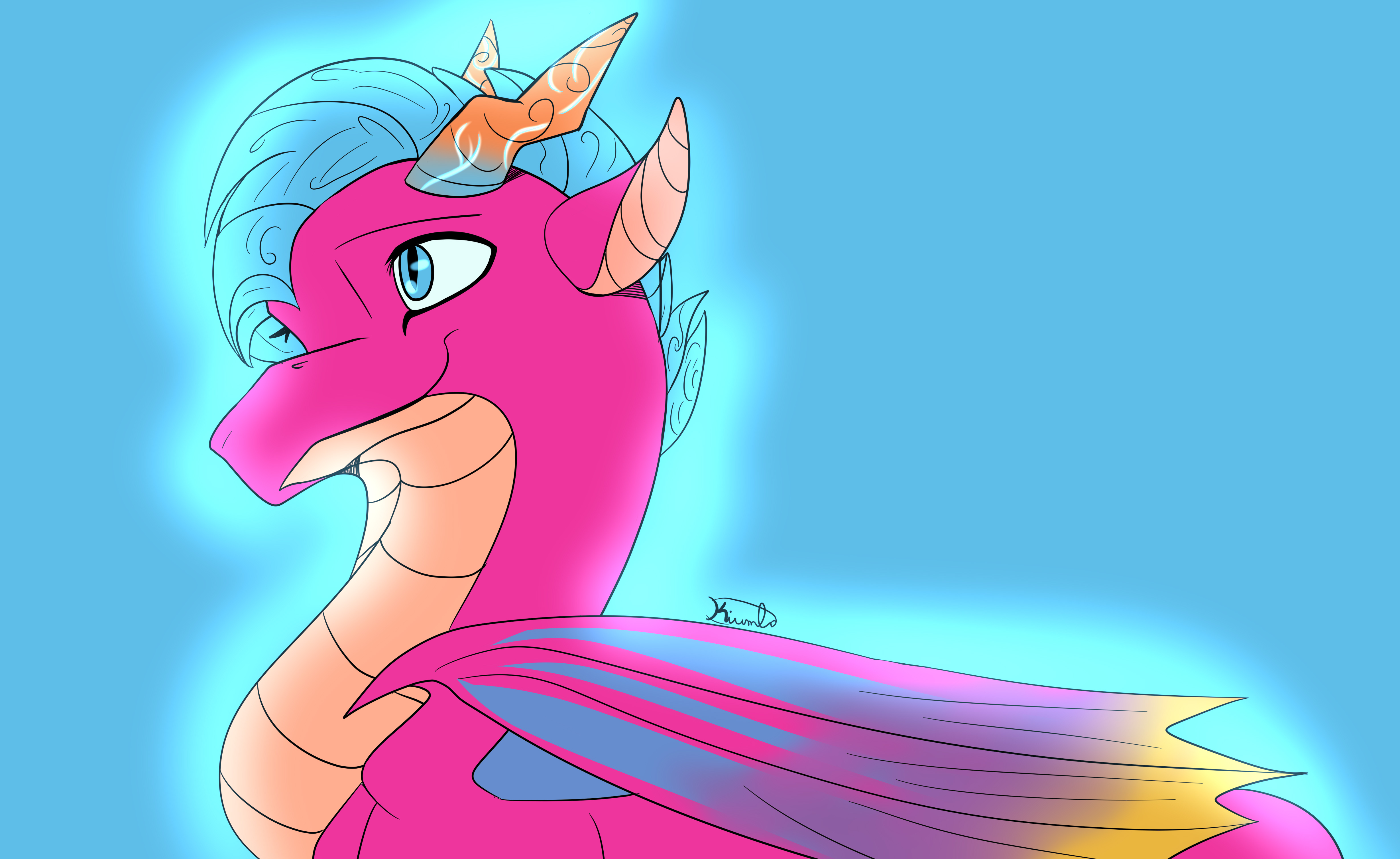 #3249041 - safe, artist:kiumba, blaize skysong, dragon, g5, spoiler:g5 ...