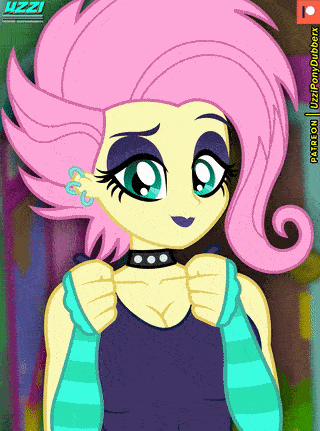 #3233235 - questionable, artist:uzzi-ponydubberx, fluttershy, human, equestria girls, g4 ...