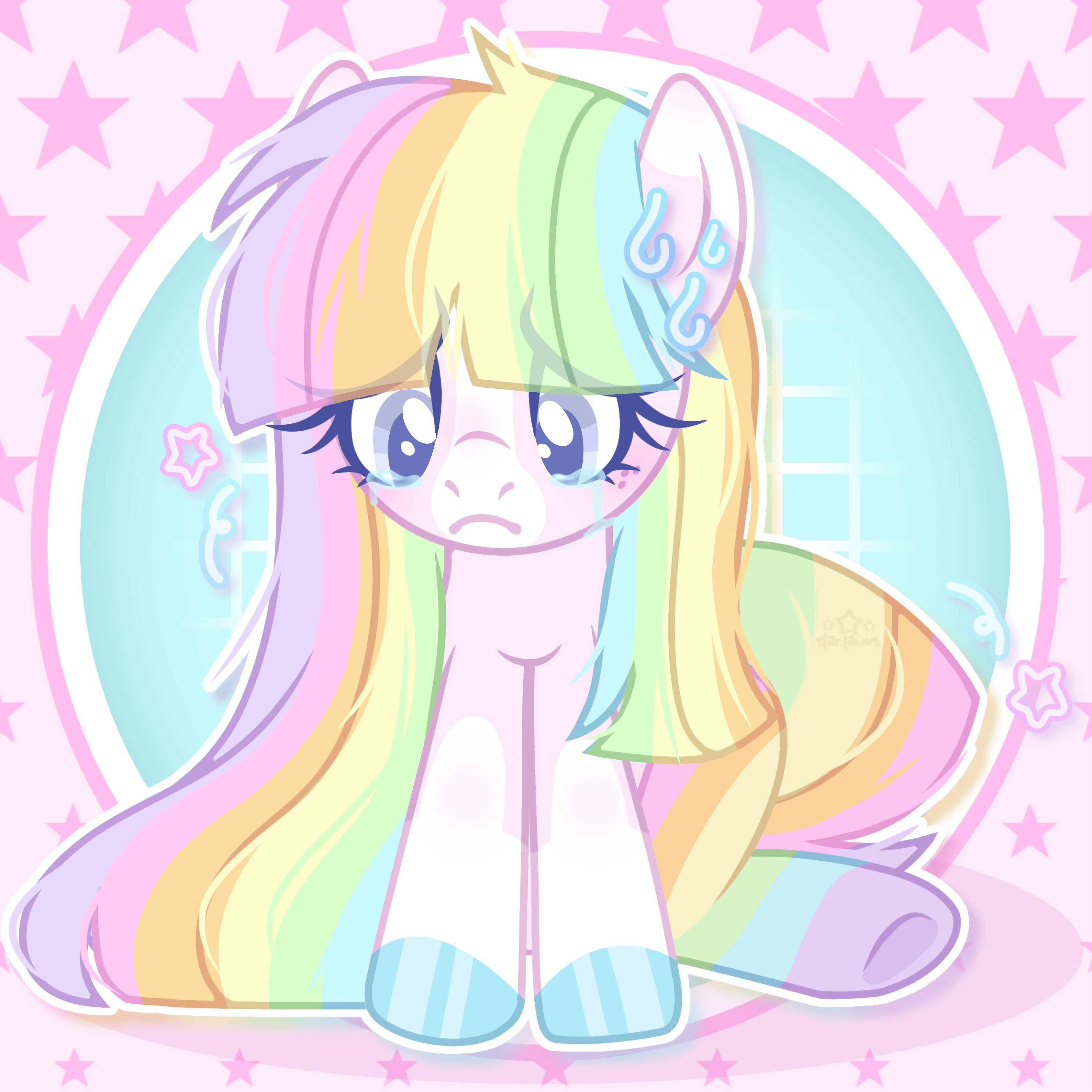 #3235178 - safe, artist:star.fawns, oc, oc only, oc:aurora daydream, pegasus, pony, blaze (coat ...