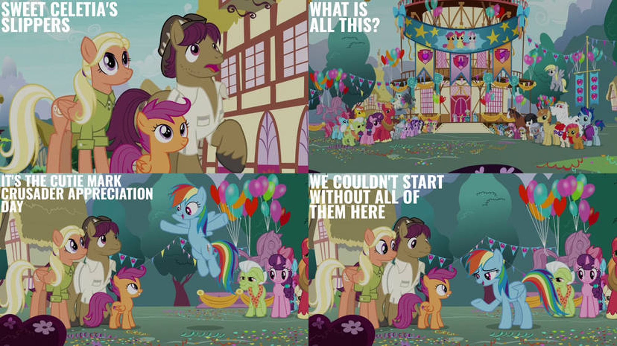 #3236139 - safe, edit, edited screencap, editor:quoterific, screencap, apple bloom, applejack ...