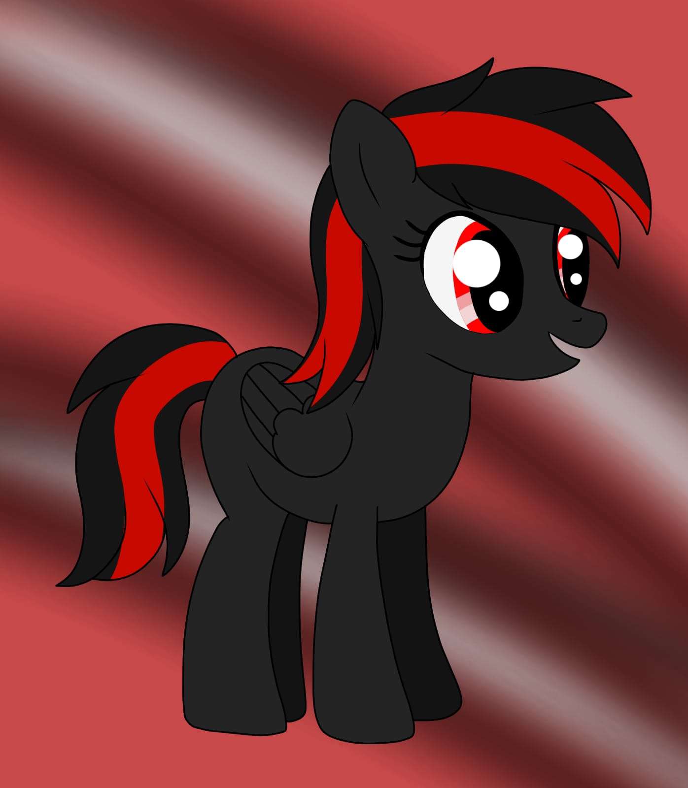#3237012 - artist needed, safe, oc, pegasus, pony, red and black oc ...