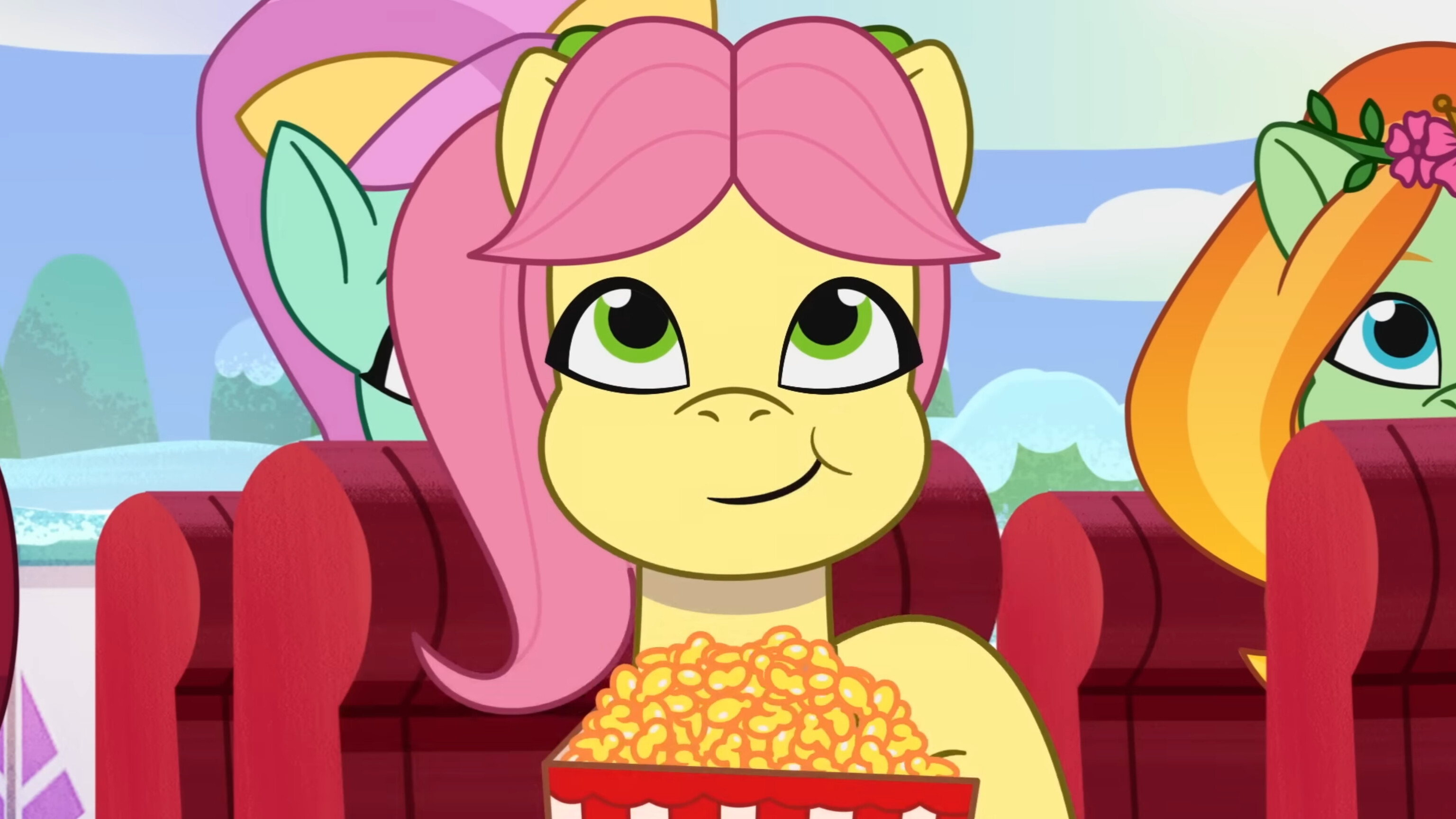 #3258080 - safe, screencap, flowa queen, minty skylark, posey bloom ...