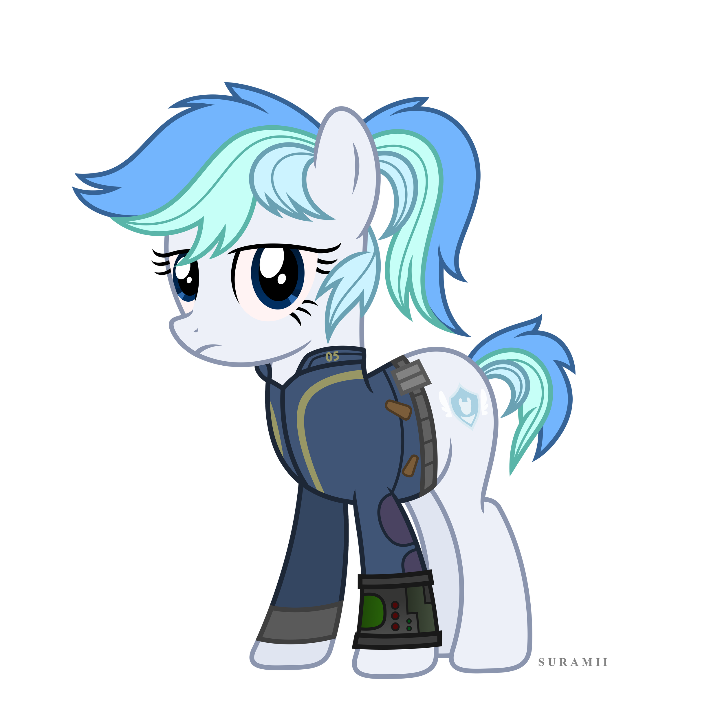 #3258144 - safe, artist:suramii, oc, earth pony, pony, g4, clothes ...