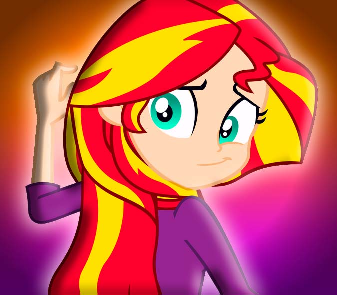 #3258718 - safe, artist:paco777yuyu, sunset shimmer, equestria girls ...