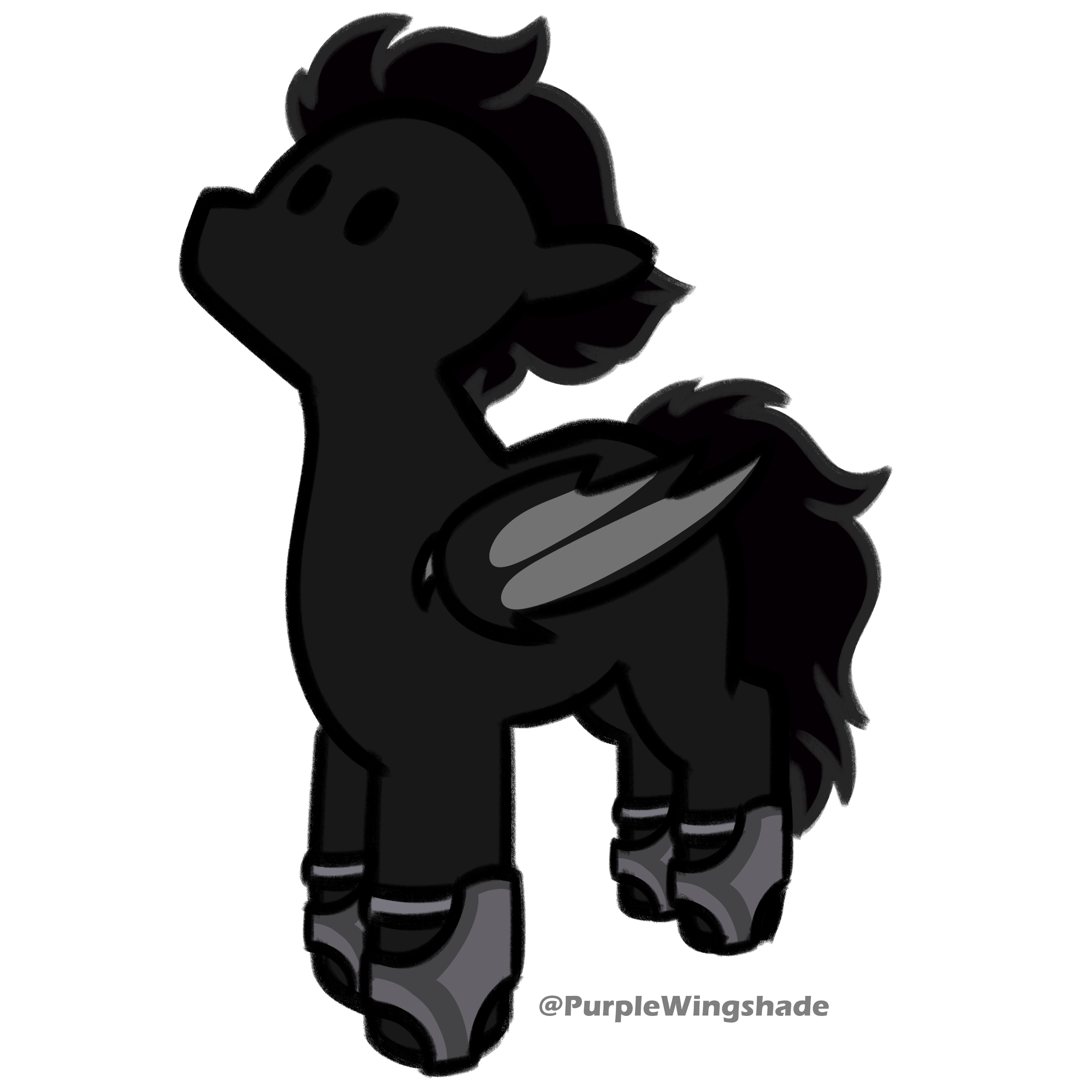 #3259390 - safe, artist:purple wingshade, oc, oc only, oc:leadbarrage ...