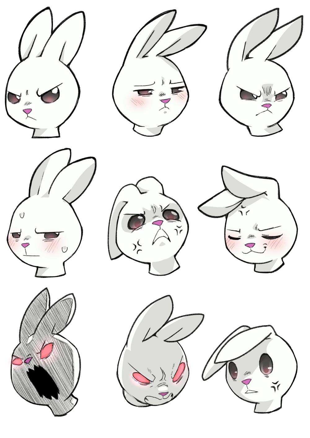 #3261447 - safe, artist:cold-blooded-twilight, angel bunny, g4, angry ...