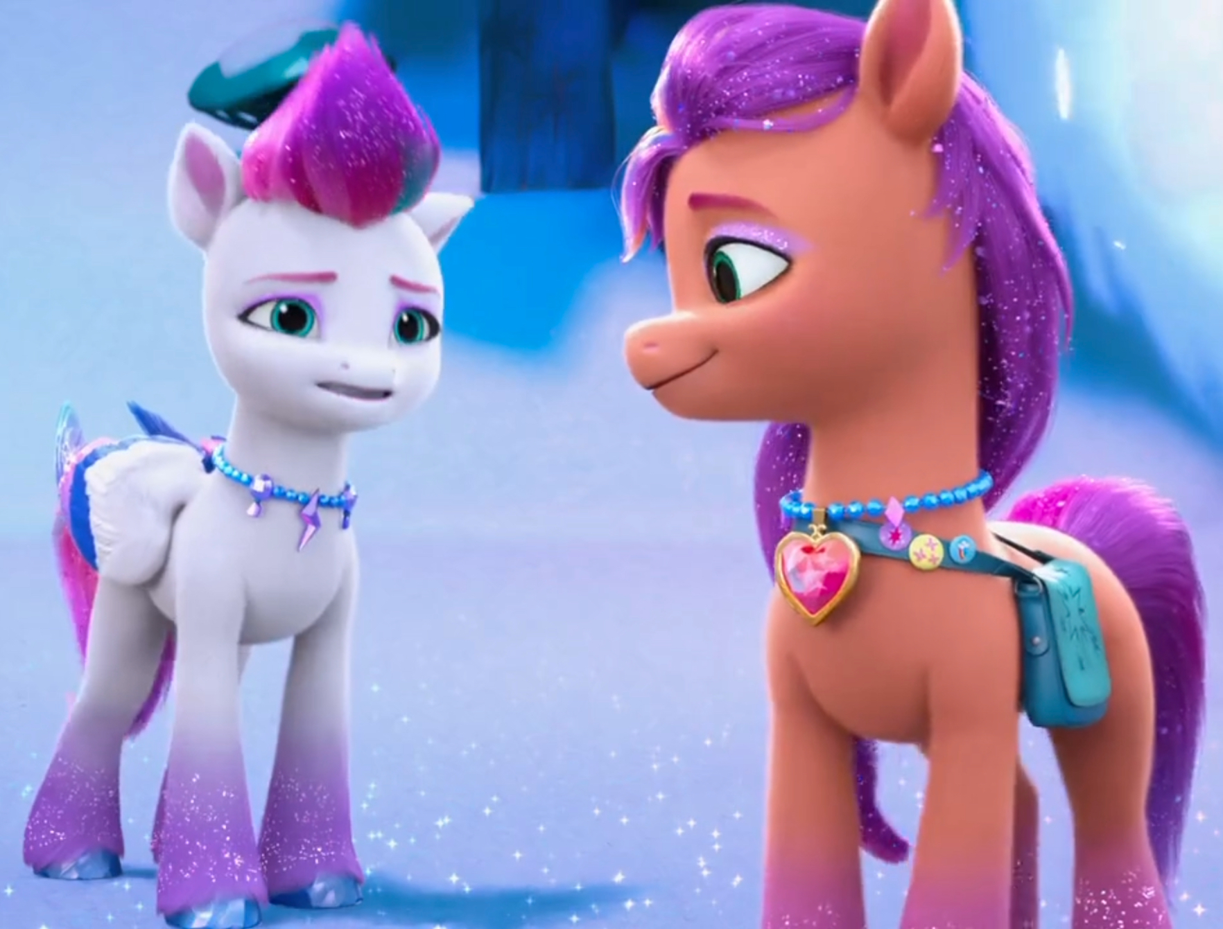 #3261633 - safe, screencap, sunny starscout, zipp storm, earth pony, pegasus, pony, g5, my ...