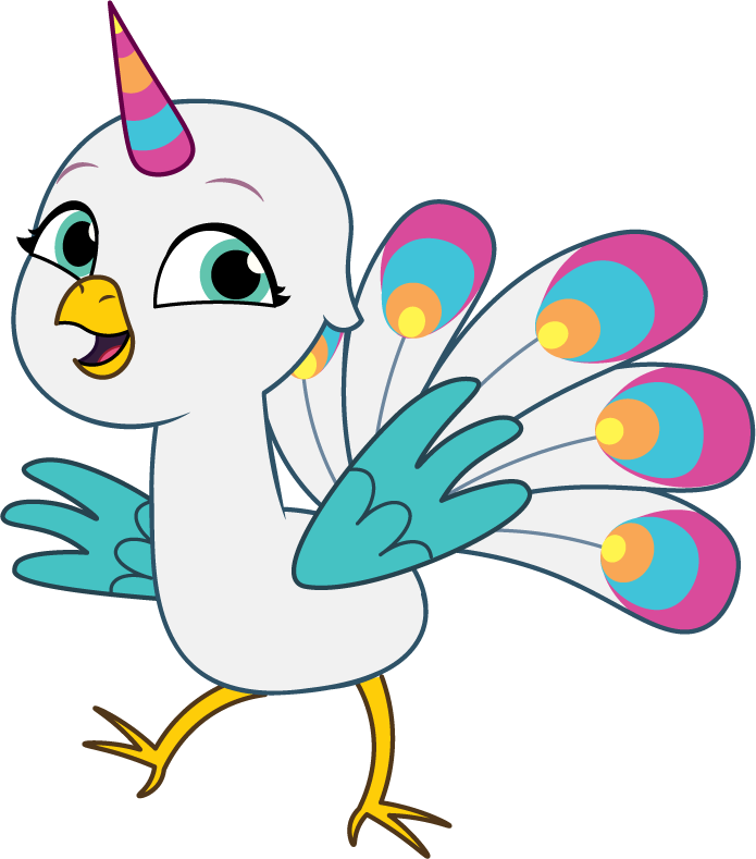 #3263153 - safe, artist:prixy05, sugar snap, bird, peacock, g4, g4.5 ...