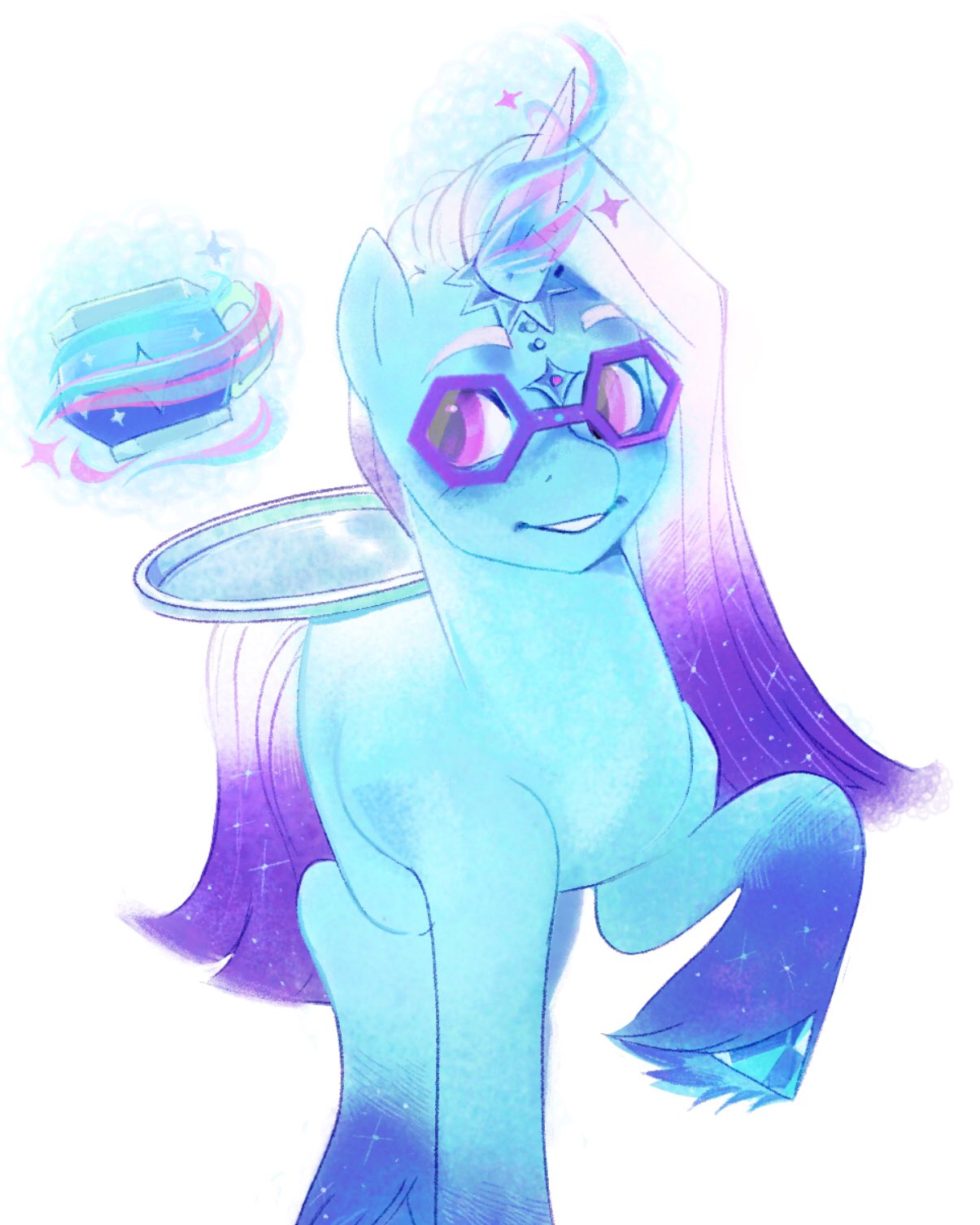 #3263270 - safe, artist:aztrial, comet (g5), auroricorn, pony, g5 ...