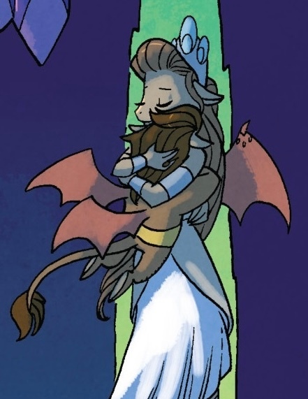 #3252318 - safe, idw, official comic, queen haydon, scorpan, gargoyle ...