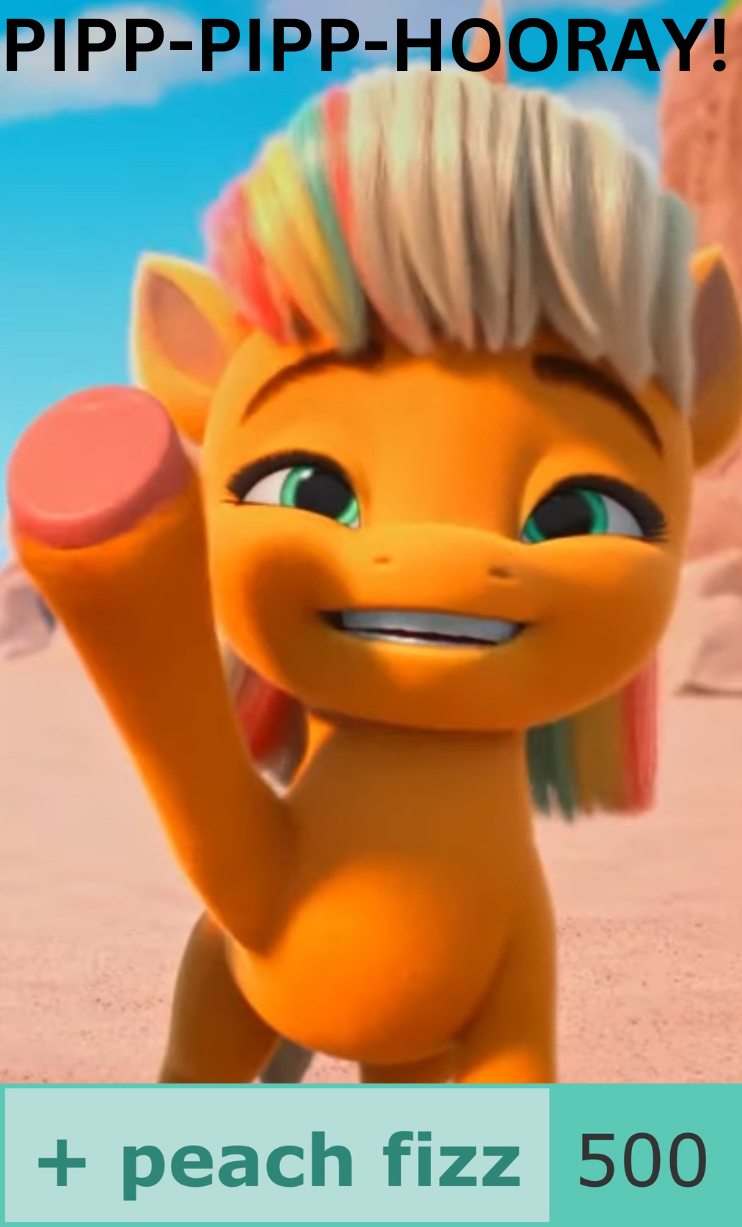 #3252604 - safe, edit, edited screencap, screencap, peach fizz, pony ...
