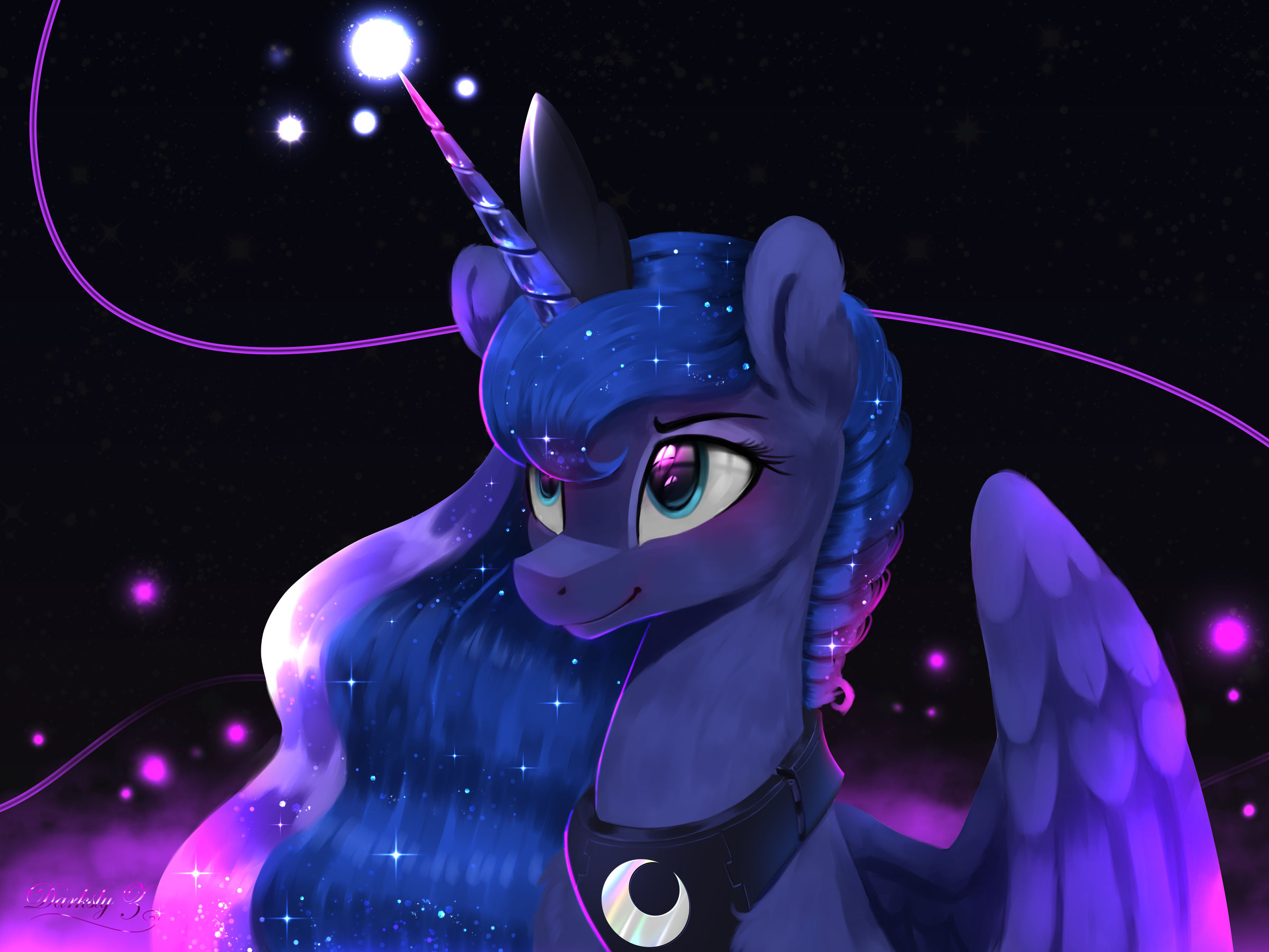 #3264486 - safe, artist:darksly, princess luna, alicorn, pony, g4 ...