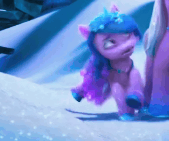 #3264762 - safe, screencap, izzy moonbow, violet frost, auroricorn, pony, unicorn, g5, my little ...