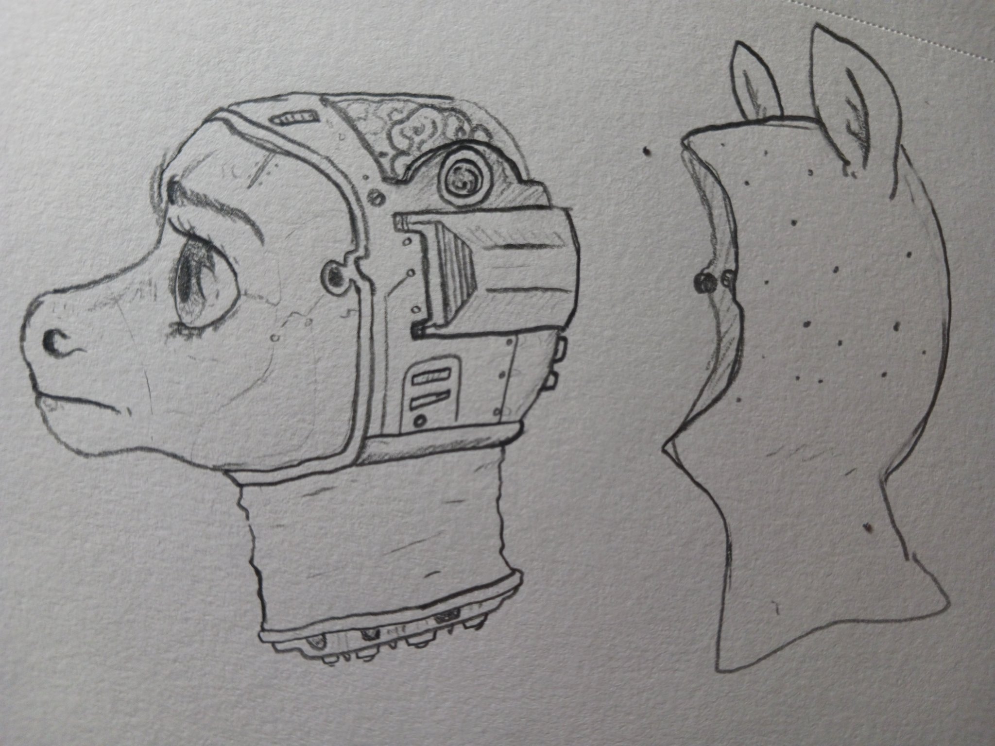 #3267072 - safe, artist:pony quarantine, oc, oc only, cyborg, earth ...